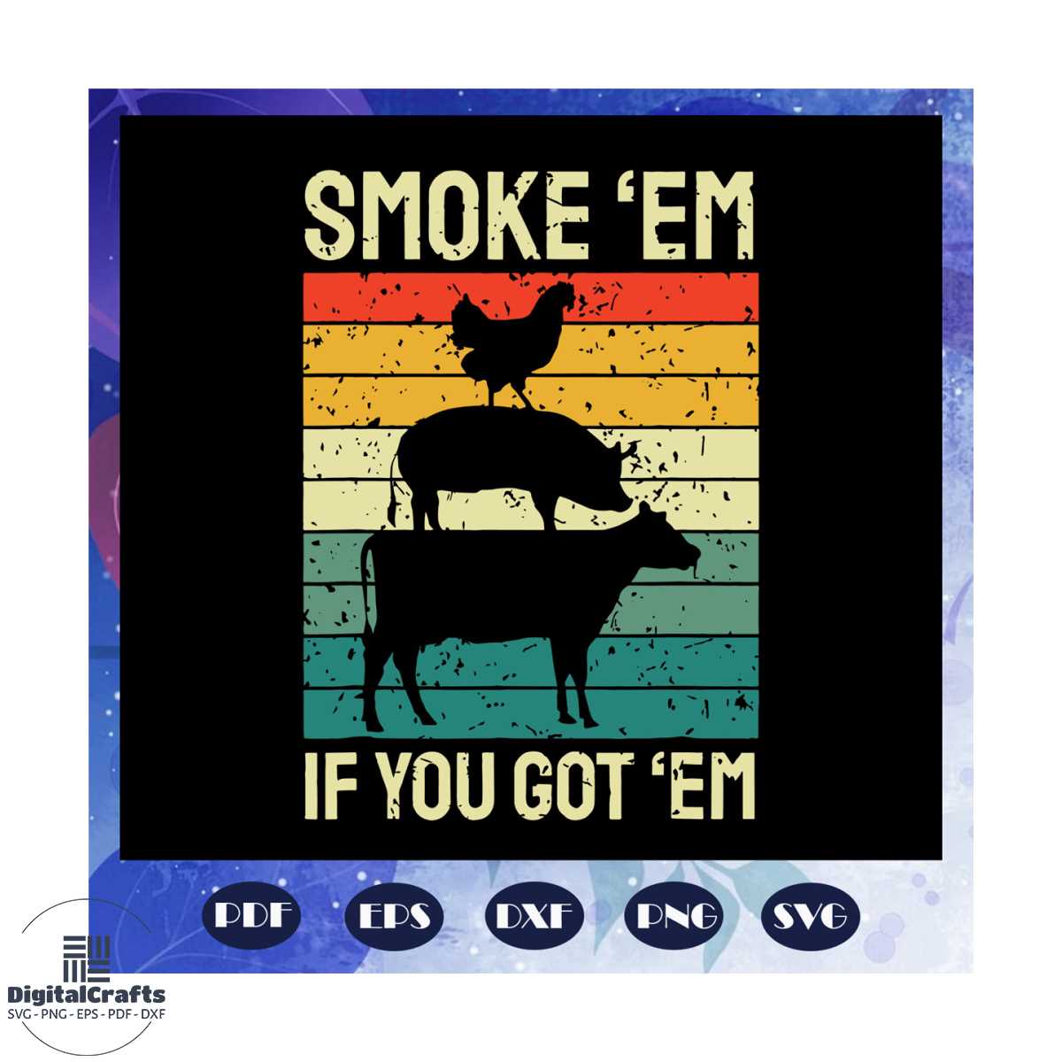 Smoke em if you got em svg, funny bbq, smoker pitmaster, gif | Inspire ...