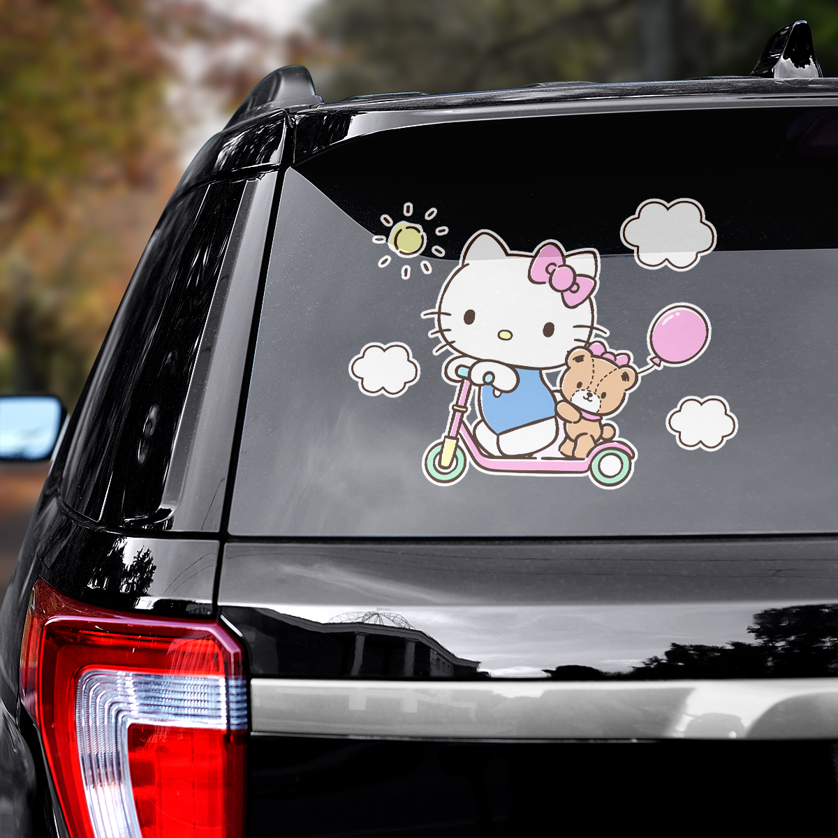 Hello Kitty Sticker, Anime Car Decal, Anime Decal, Anime Sti - Inspire ...