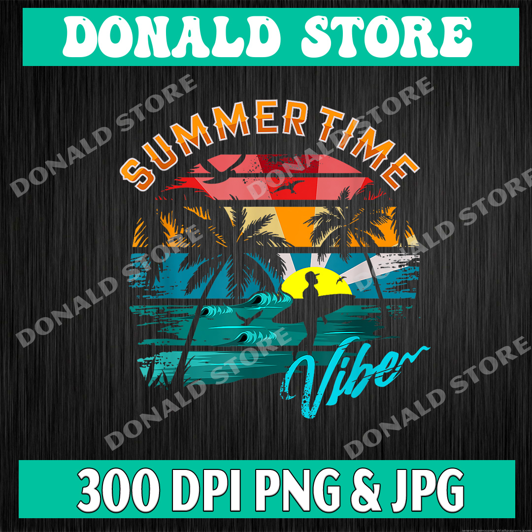 Vintage Summer Vibes: Retro Summertime Design Png, PNG High - Inspire ...