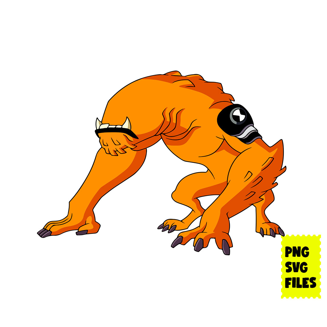 Ben Tennyson Wildmutt Svg, Wildmutt Svg, Monster Svg, Ben 10 | Inspire ...