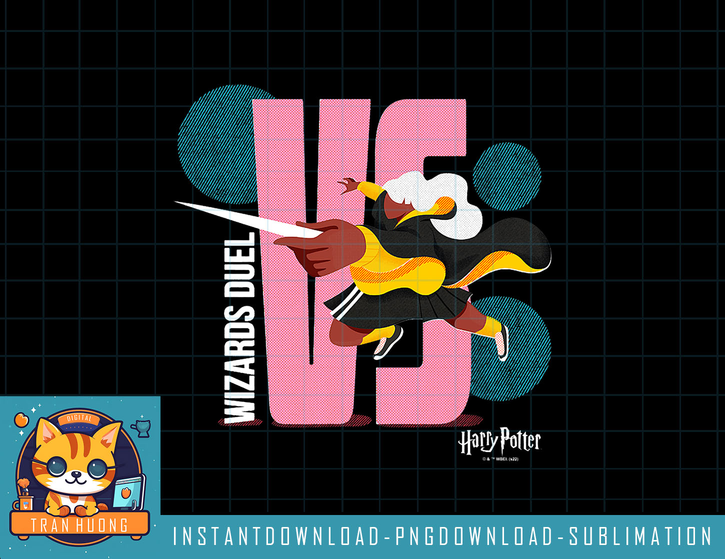 Harry Potter Wizards Duel Graphic Poster png, sublimate, dig | Inspire ...