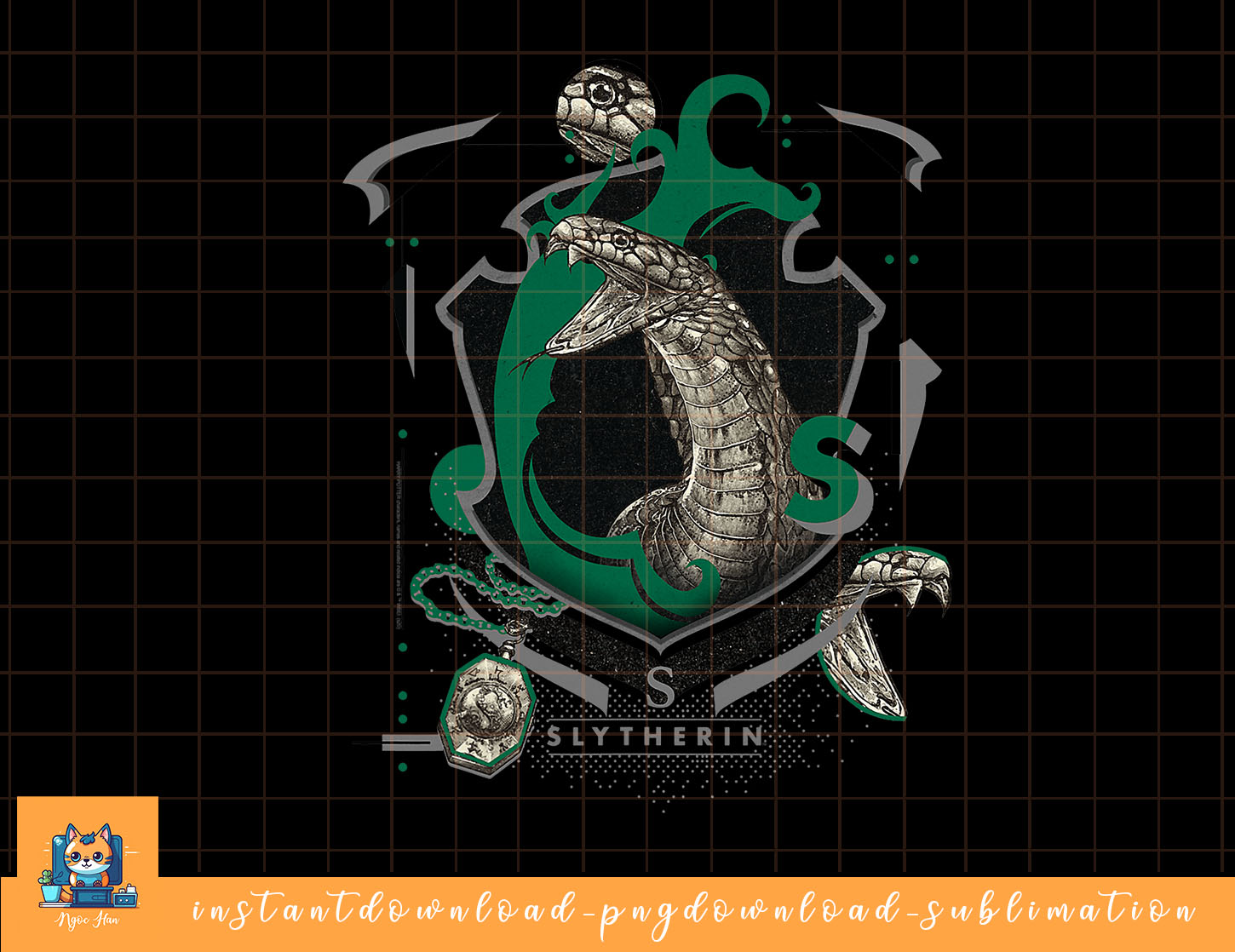 Harry Potter Slytherin Magicial Mischief Level Up Crest png, | Inspire ...