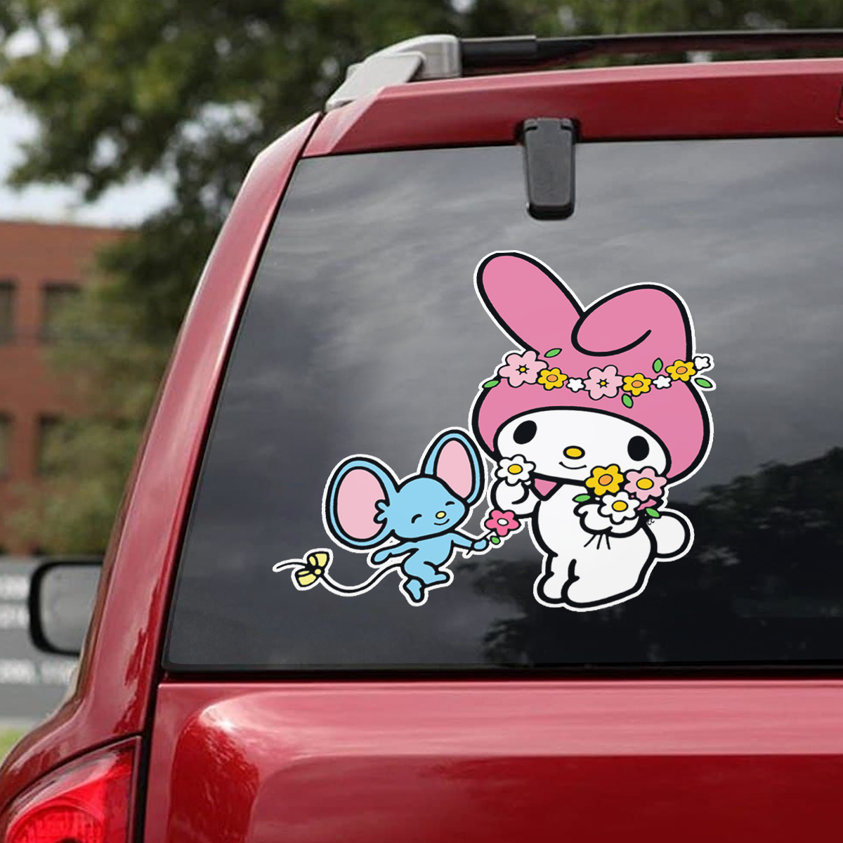 Hello Kitty Sticker, Hello Kitty Decal For Car, Anime Car De | Inspire ...