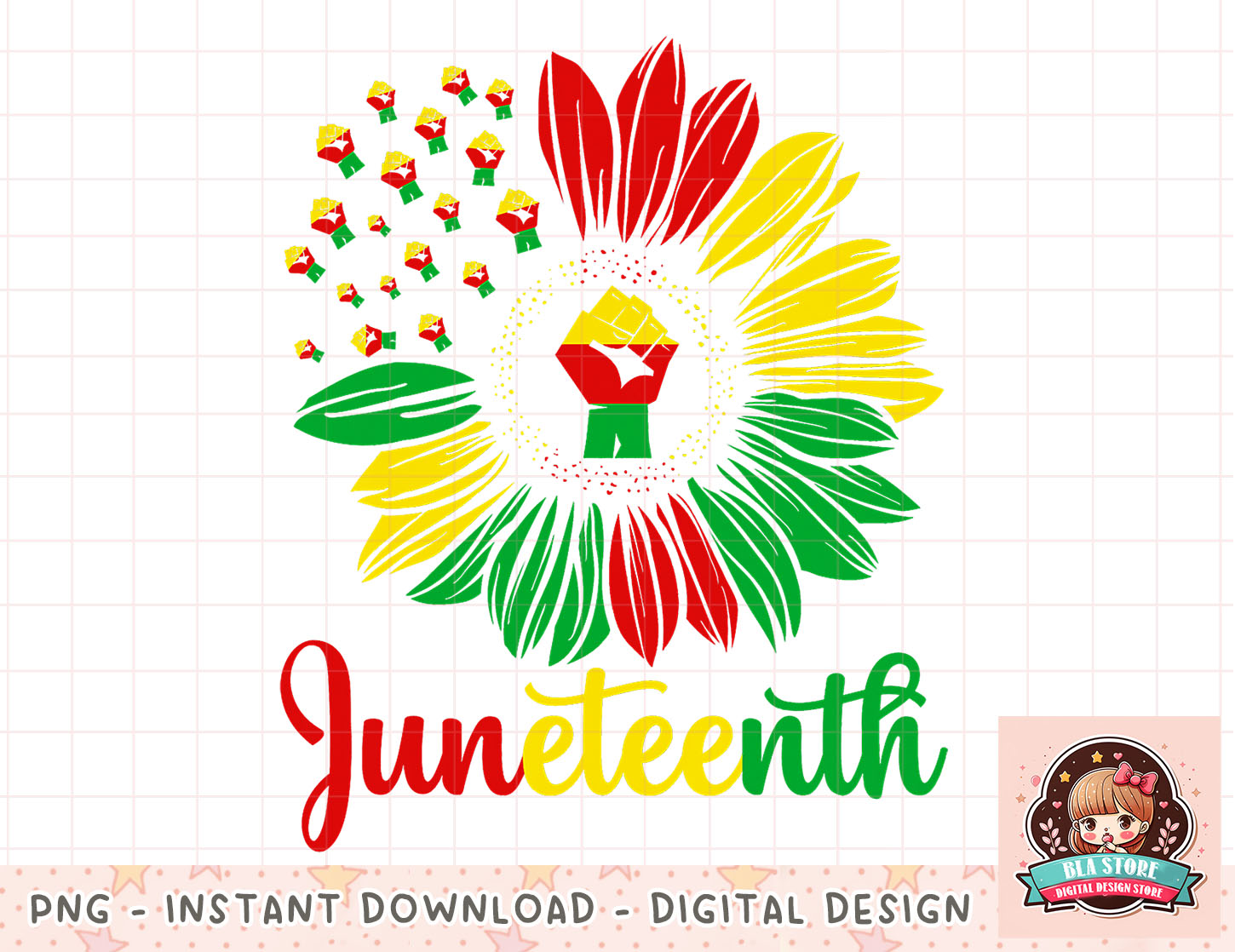 Juneteenth Accentors Sunflower African American Black Pride | Inspire ...