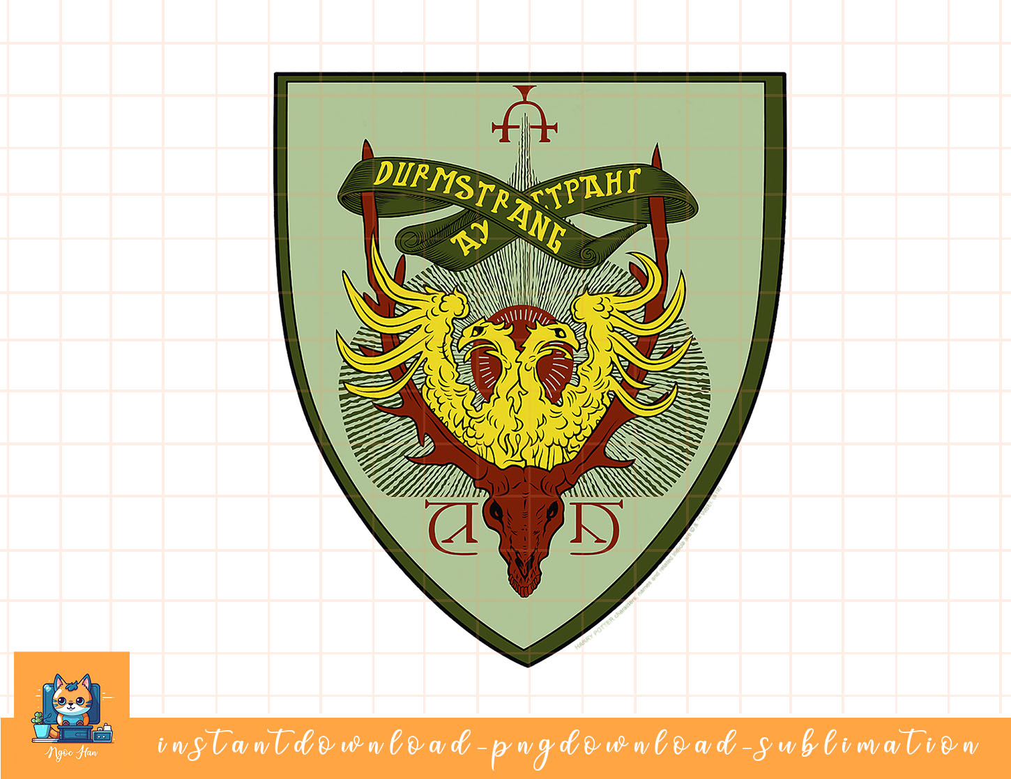 Harry Potter The Goblet of Fire Durmstrang Crest png, sublim | Inspire ...