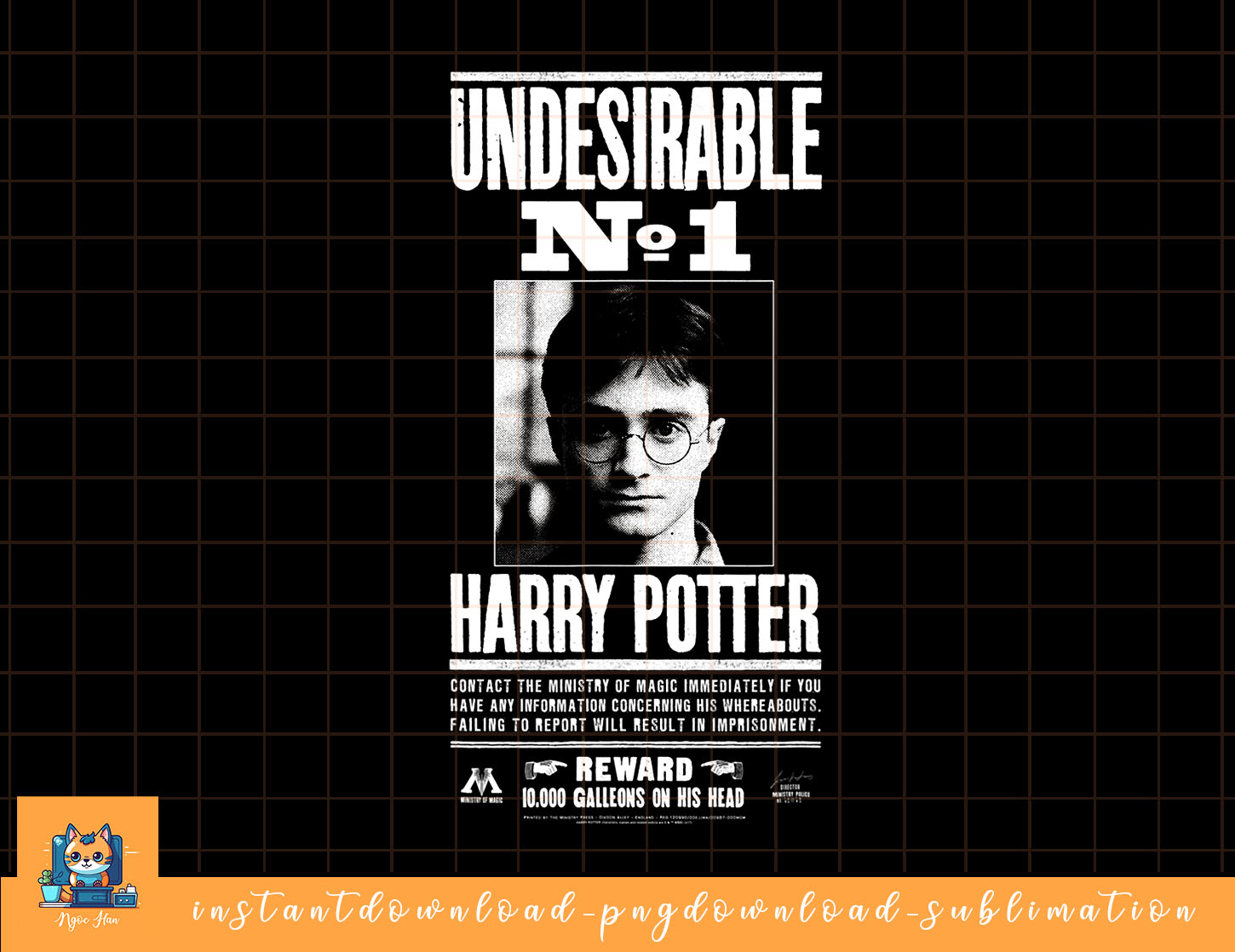 Harry Potter Undesirable No 1 png, sublimate, digital downlo | Inspire ...