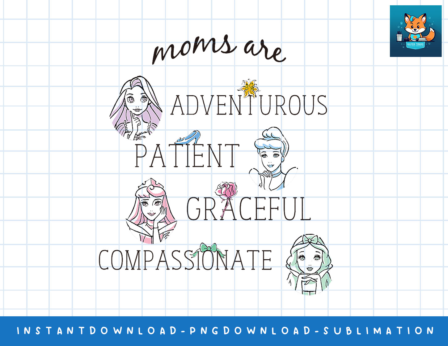 Disney Princess Moms Are Adventurous Patient Graceful png, s | Inspire ...