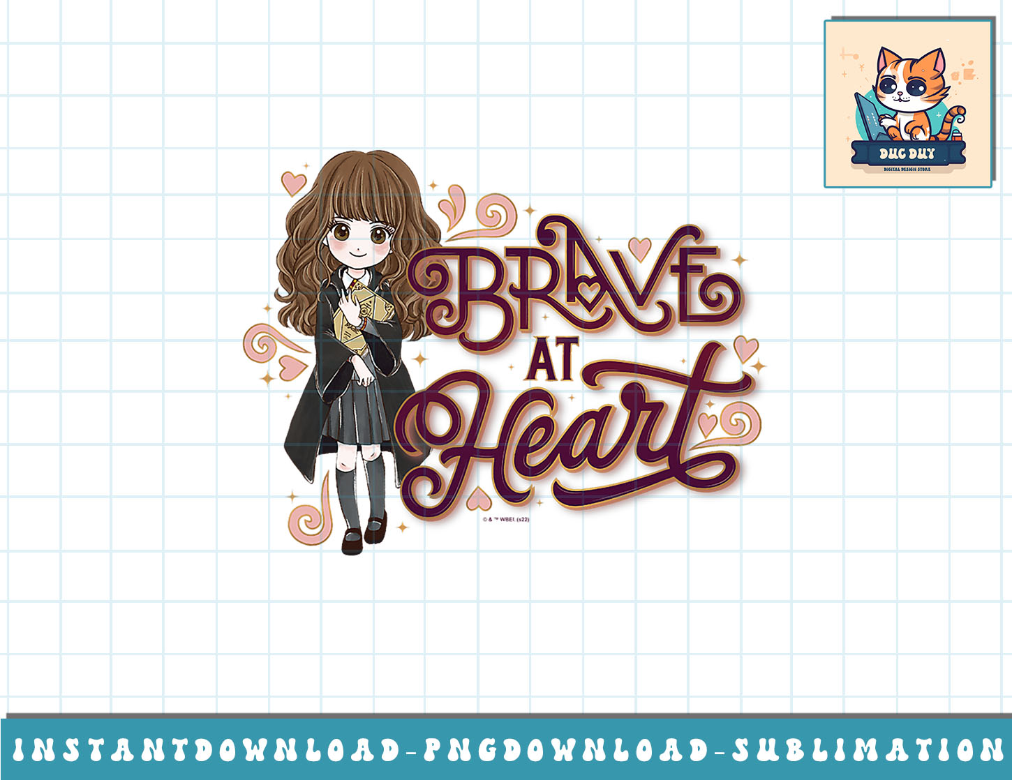 Harry Potter Deathly Hallows 2 Hermione Brave At Heart png, | Inspire ...