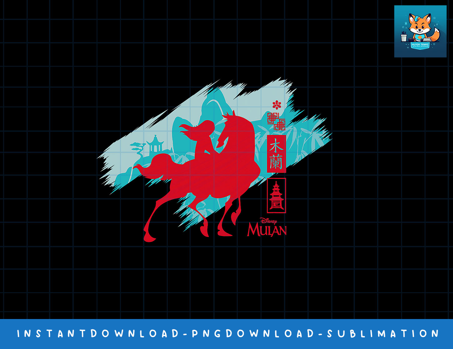 Disney Princess Mulan and Kahn png, sublimate, digital print - Inspire ...