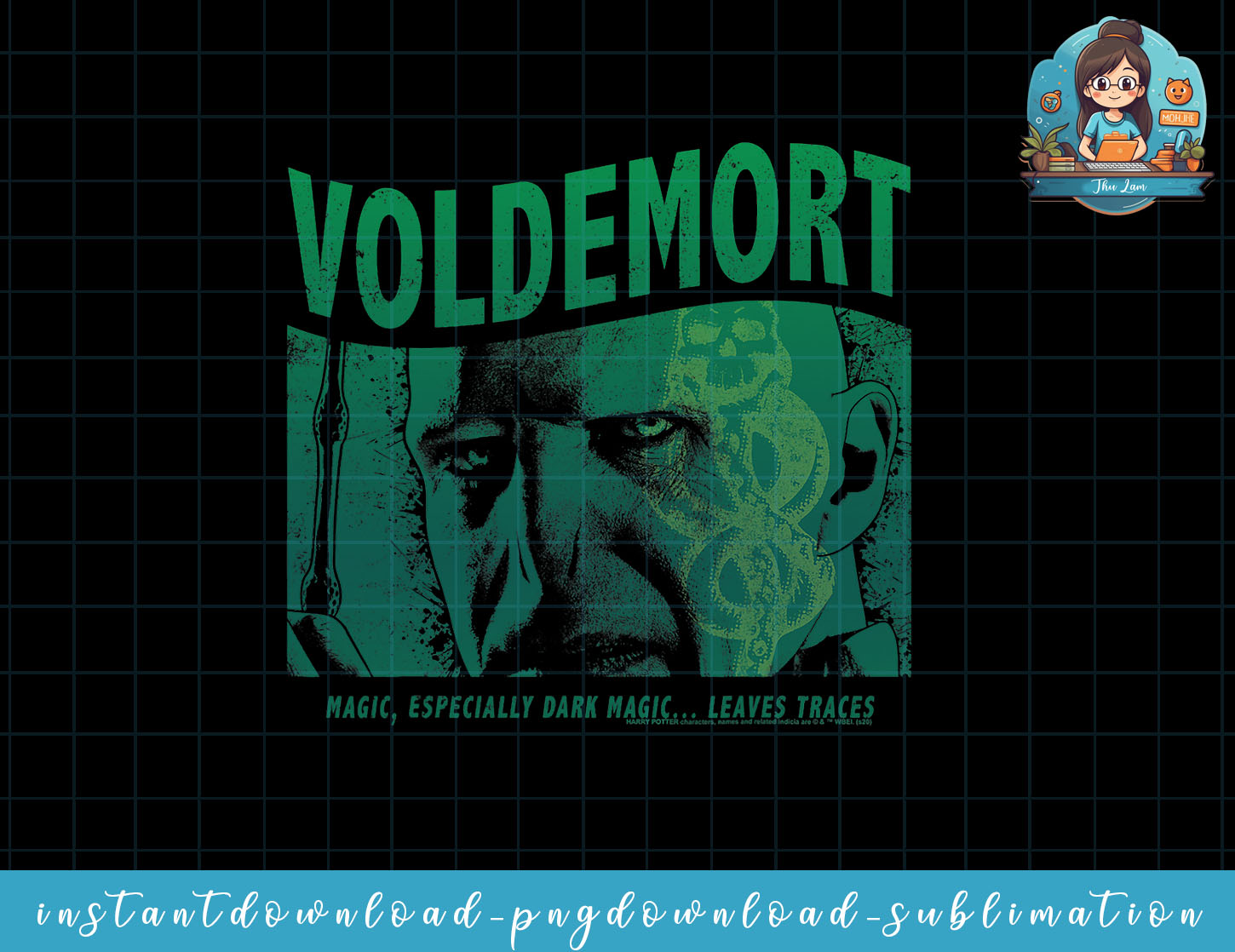 Harry Potter Voldemort Dark Magic Leaves Traces png, sublima | Inspire ...