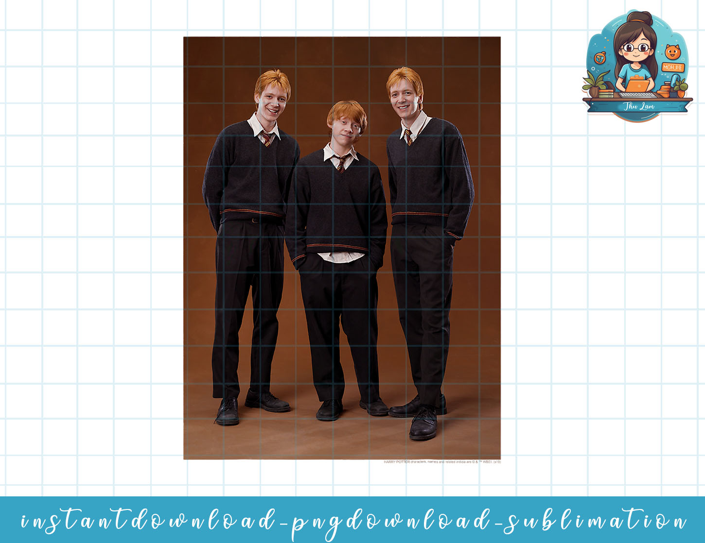 Harry Potter Weasley Brothers Photo png, sublimate, digital | Inspire ...