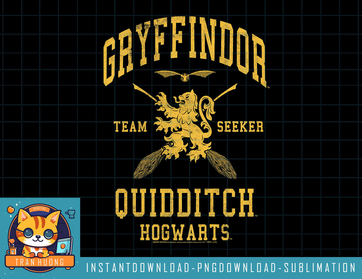 Kids Harry Potter Gryffindor Team Seeker Quidditch Youth png | Inspire ...