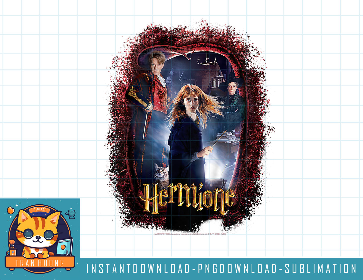 Kids Harry Potter Hermione McGonagall And Lockhart Portrait | Inspire ...