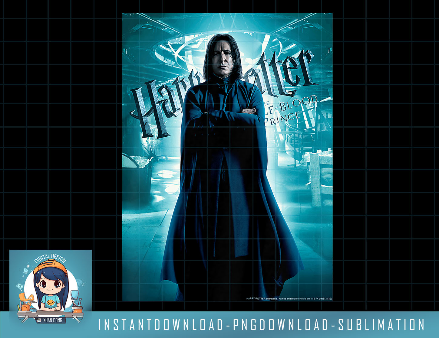 Kids Harry Potter Half-Blood Prince Snape Character Poster p | Inspire ...