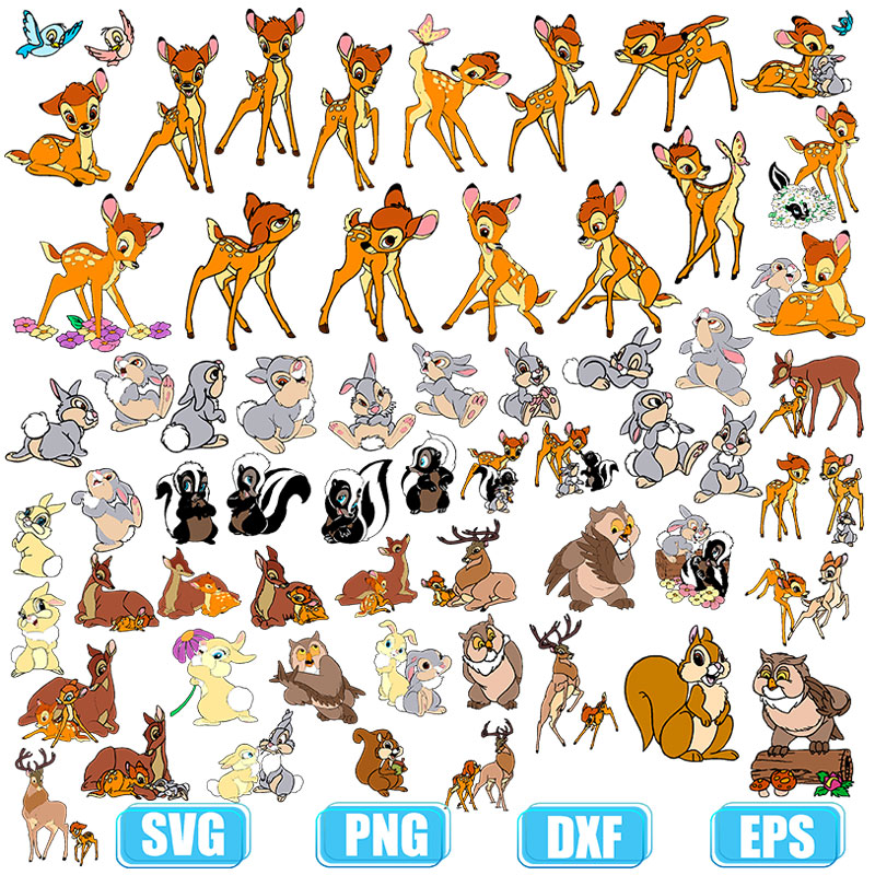 bambi svg,Bambi Png,Bambi Vector,bambi cricut,bambi layered - Inspire ...