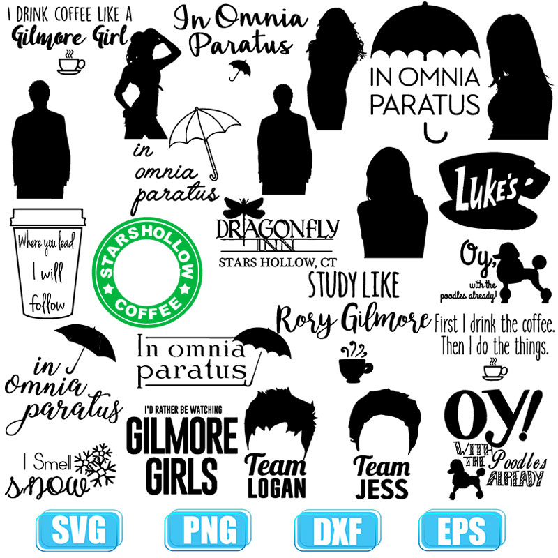 Gilmore svg,Gilmore png,Gilmore cricut,silhouette | Inspire Uplift