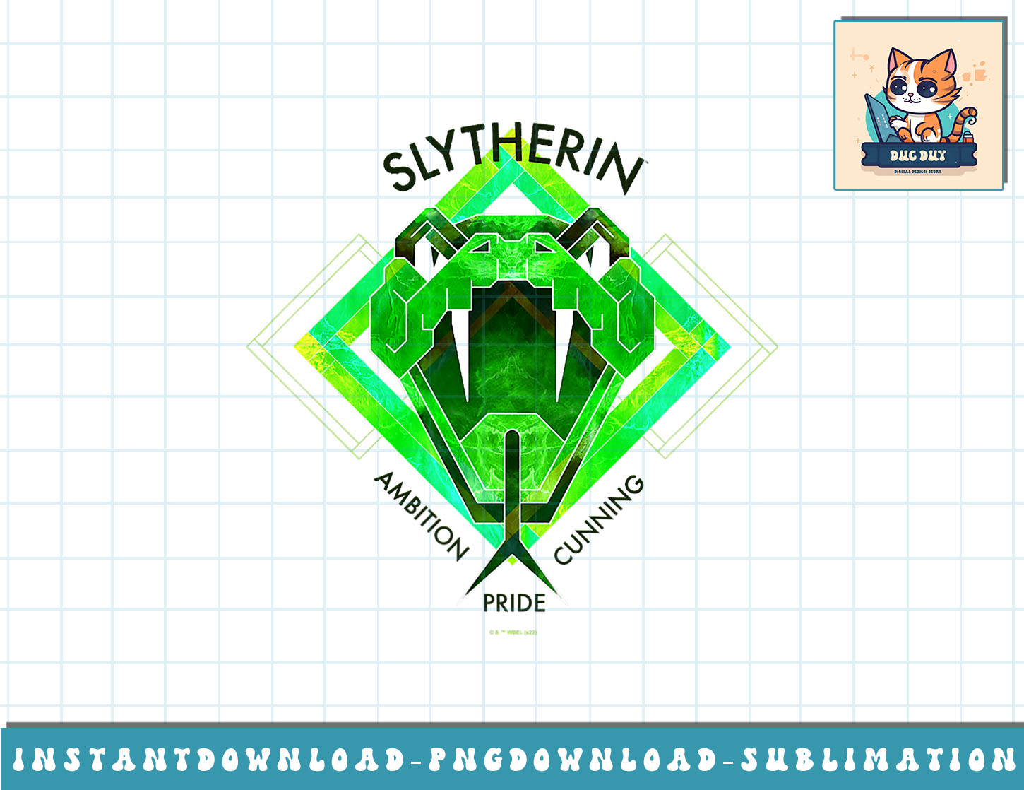 Harry Potter Deathly Hallows 2 Slytherin Snake Crest png, su | Inspire ...