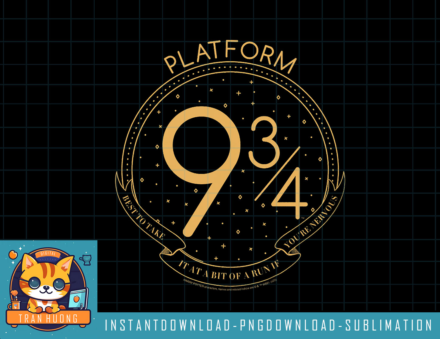 Kids Harry Potter Platform 9 34 Bit Of Run Celestial Logo Yo | Inspire ...
