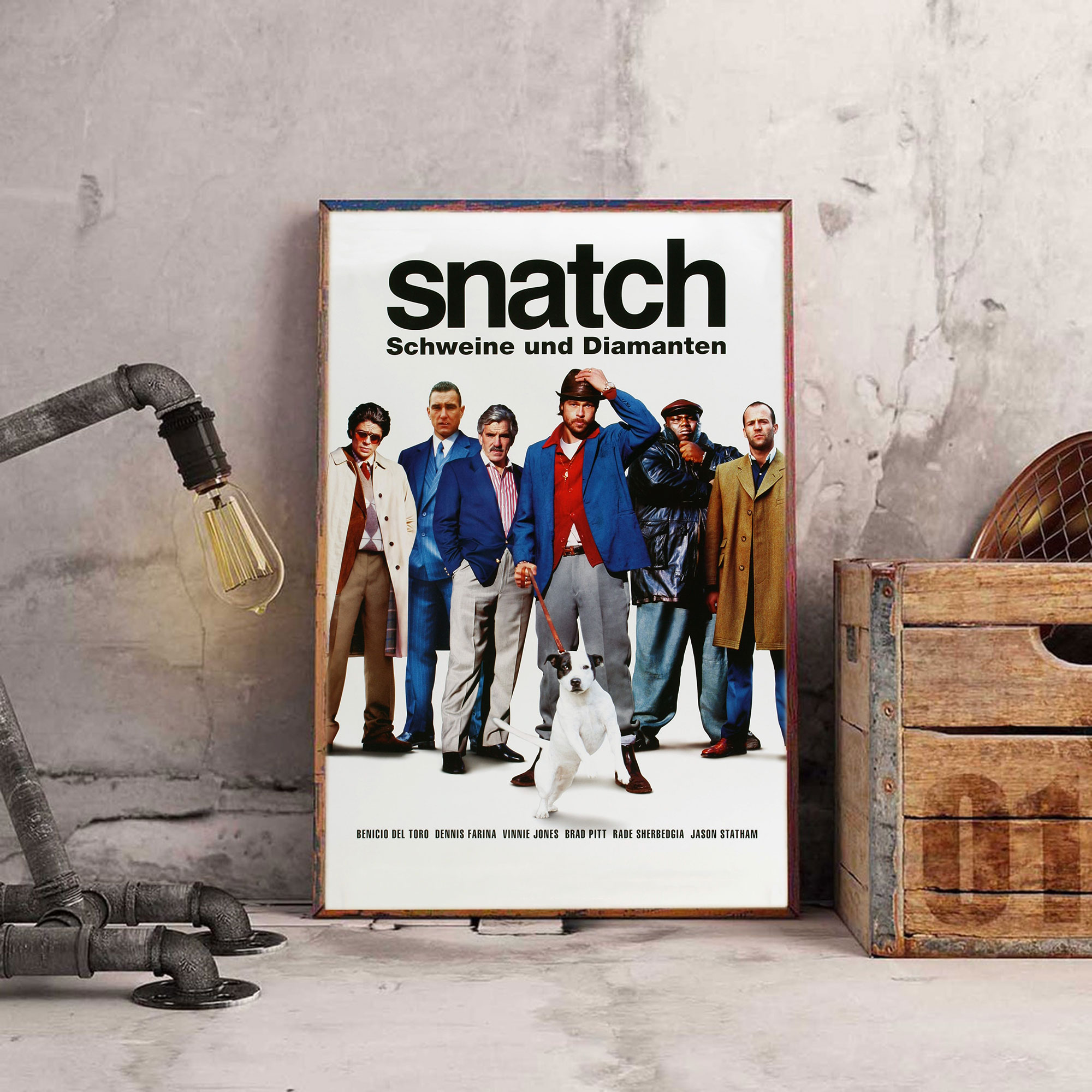 Snatch Wall Art, Snatch Poster, Movie Decoration, Movie Wall | Inspire ...