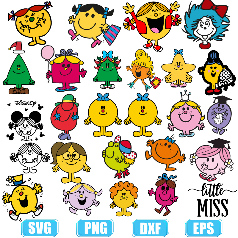 Little Miss Characters Pictures Mr Men & Little Miss My Complete