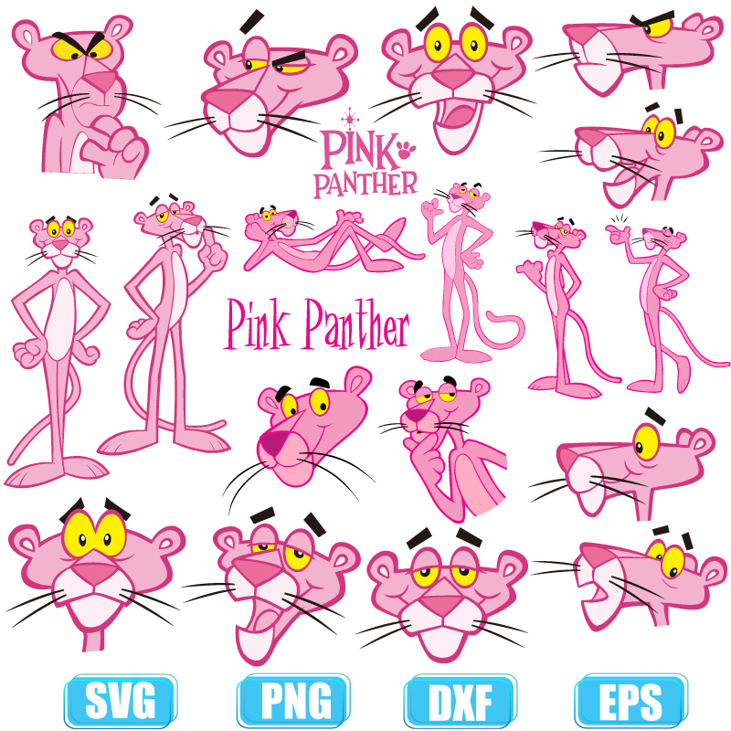 pink panther svg,svg files for cricut,cricut svg,svg cuts | Inspire Uplift