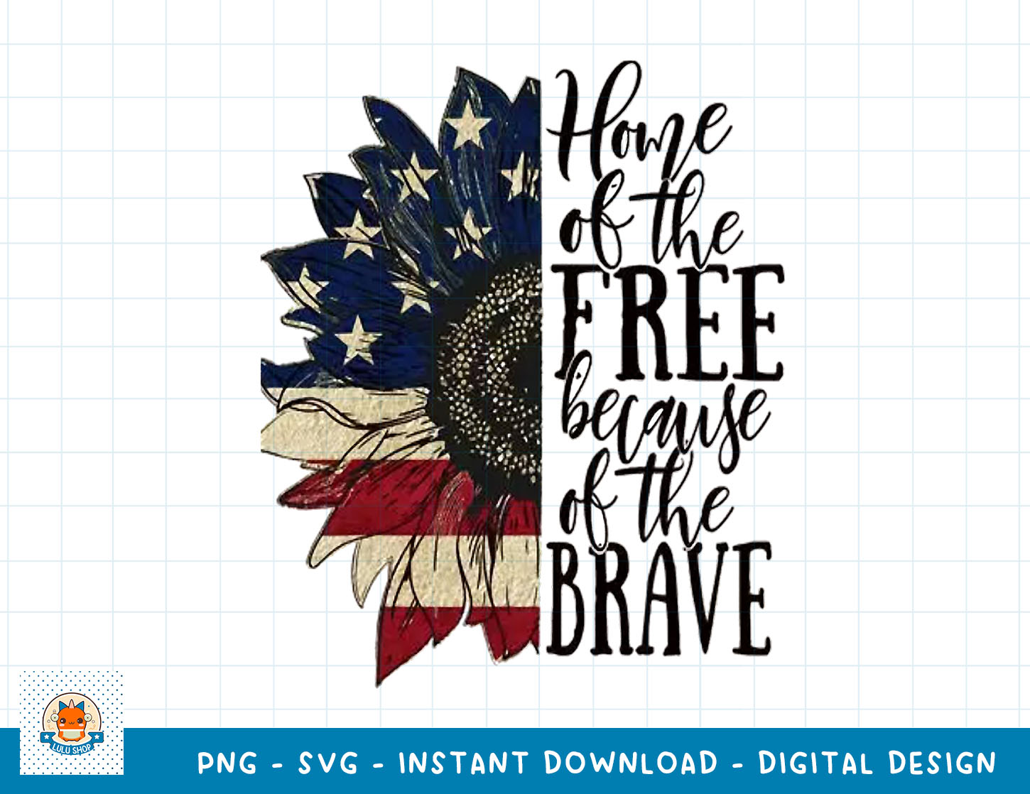American Flag Patriot home of the free because of the brave | Inspire ...