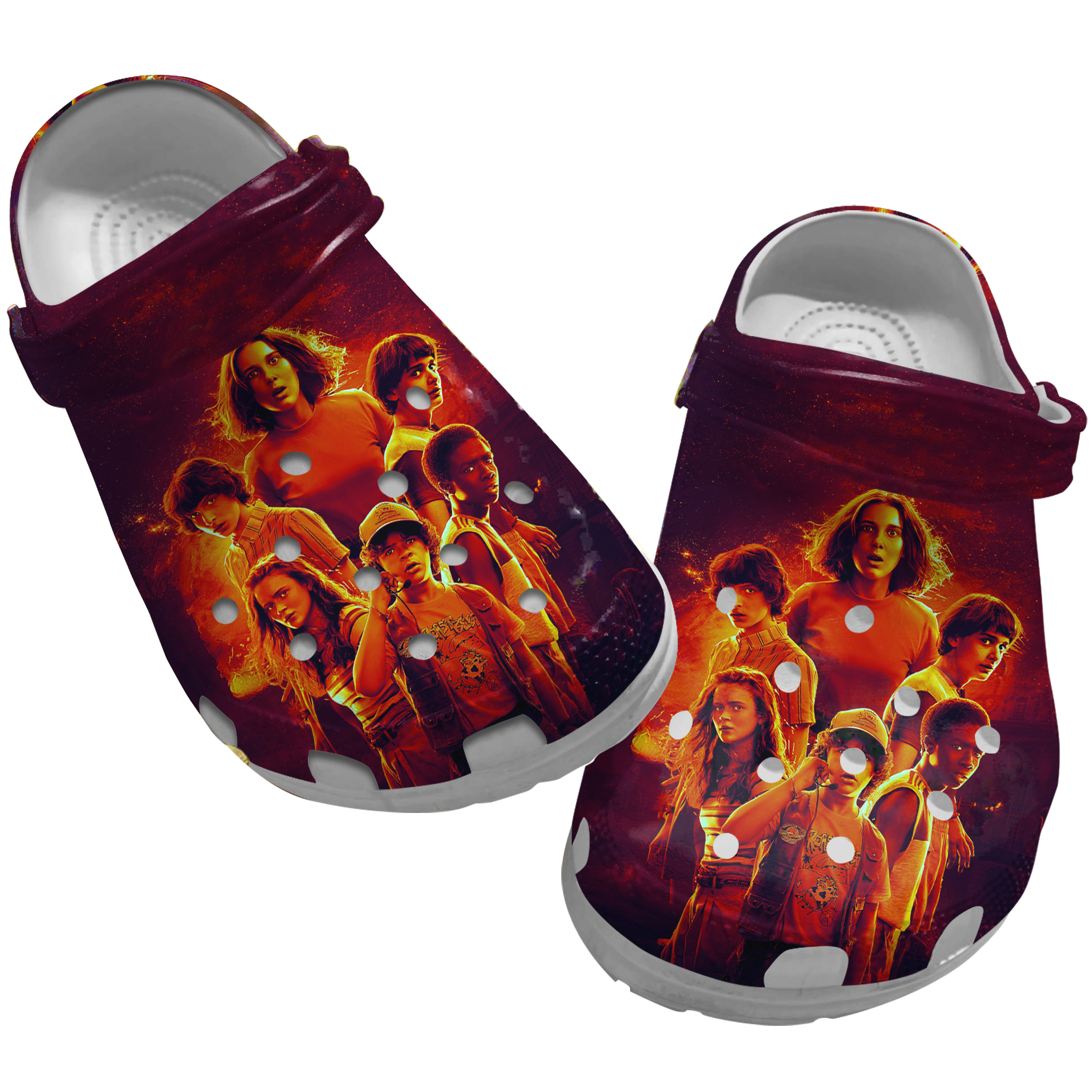 Stranger Things Clog Shoes Unisex, Stranger Things Crocs, Mo | Inspire ...