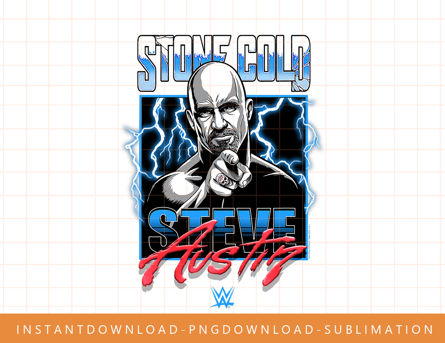 WWE Stone Cold Steve Austin Pointing Poster T-Shirt copy | Inspire Uplift