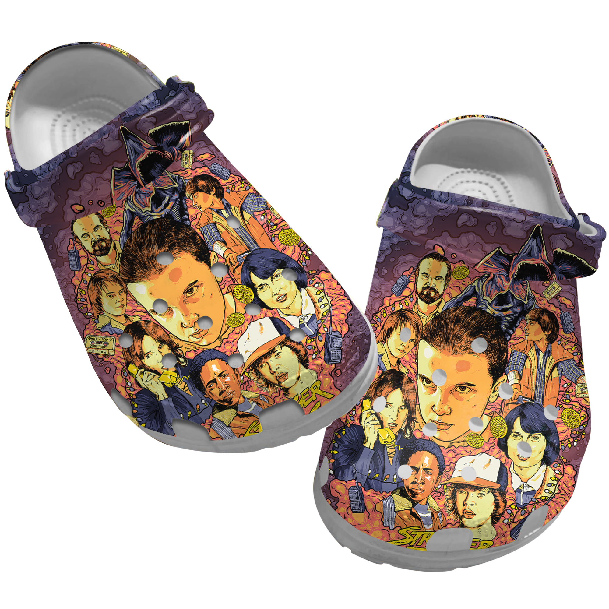 Movie Crocs, Stranger Things Crocs, Movie Clog Shoes, Movie | Inspire ...