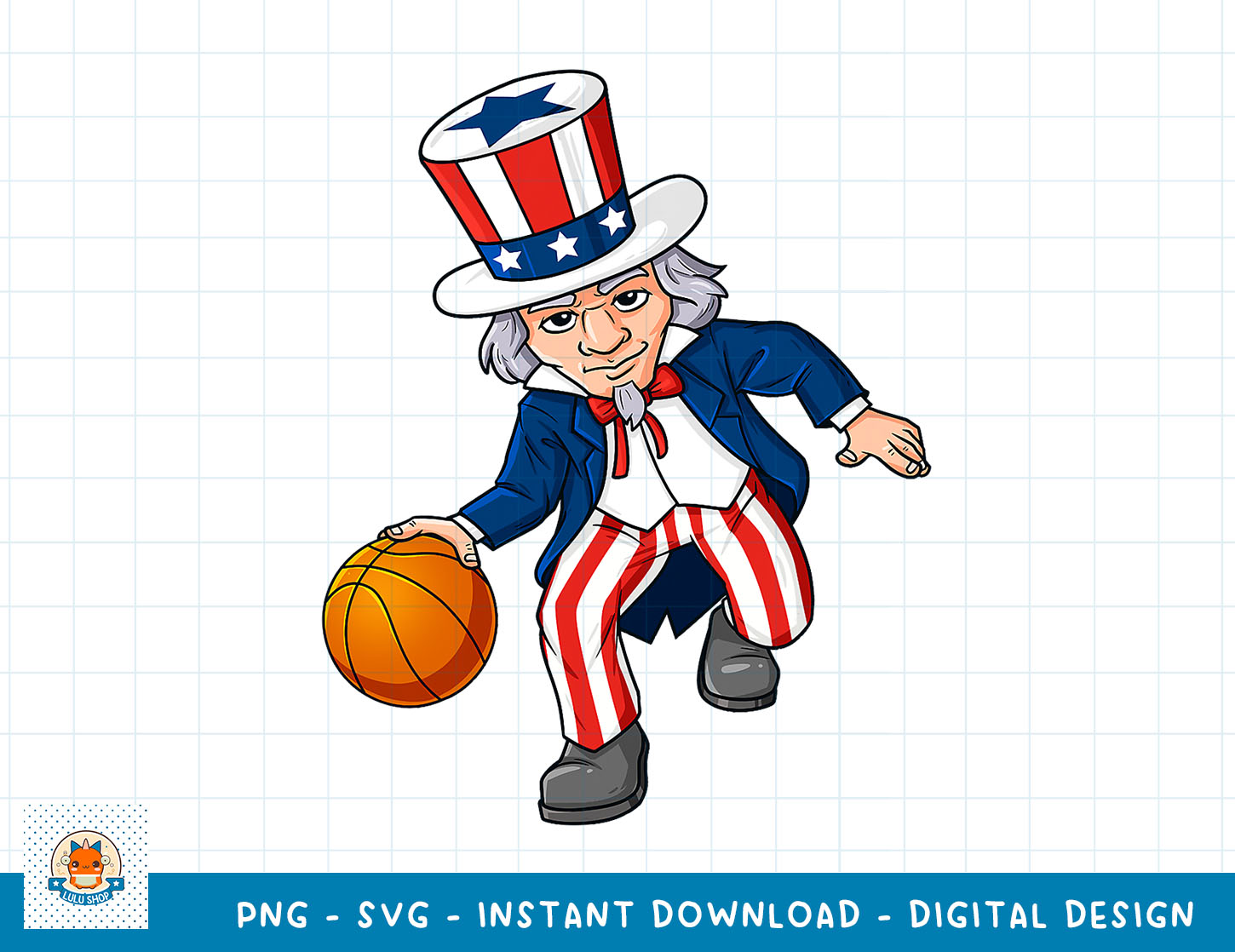 Basketball Uncle Sam 4th Of July Boys Kids Teens Dribble png | Inspire ...