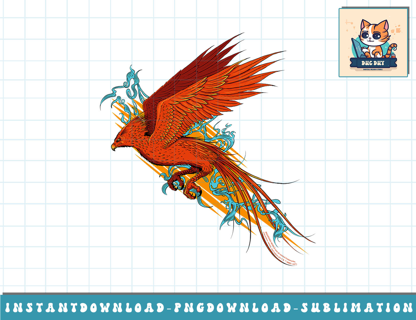 Harry Potter Fawkes Flying