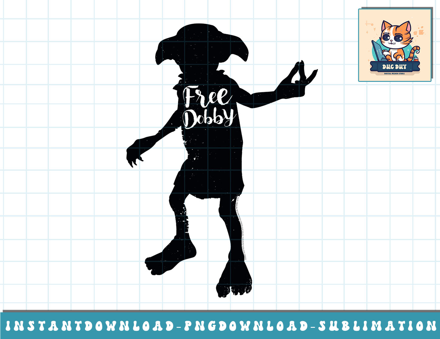 Harry Potter Free Dobby Snap png, sublimate, digital downloa | Inspire ...