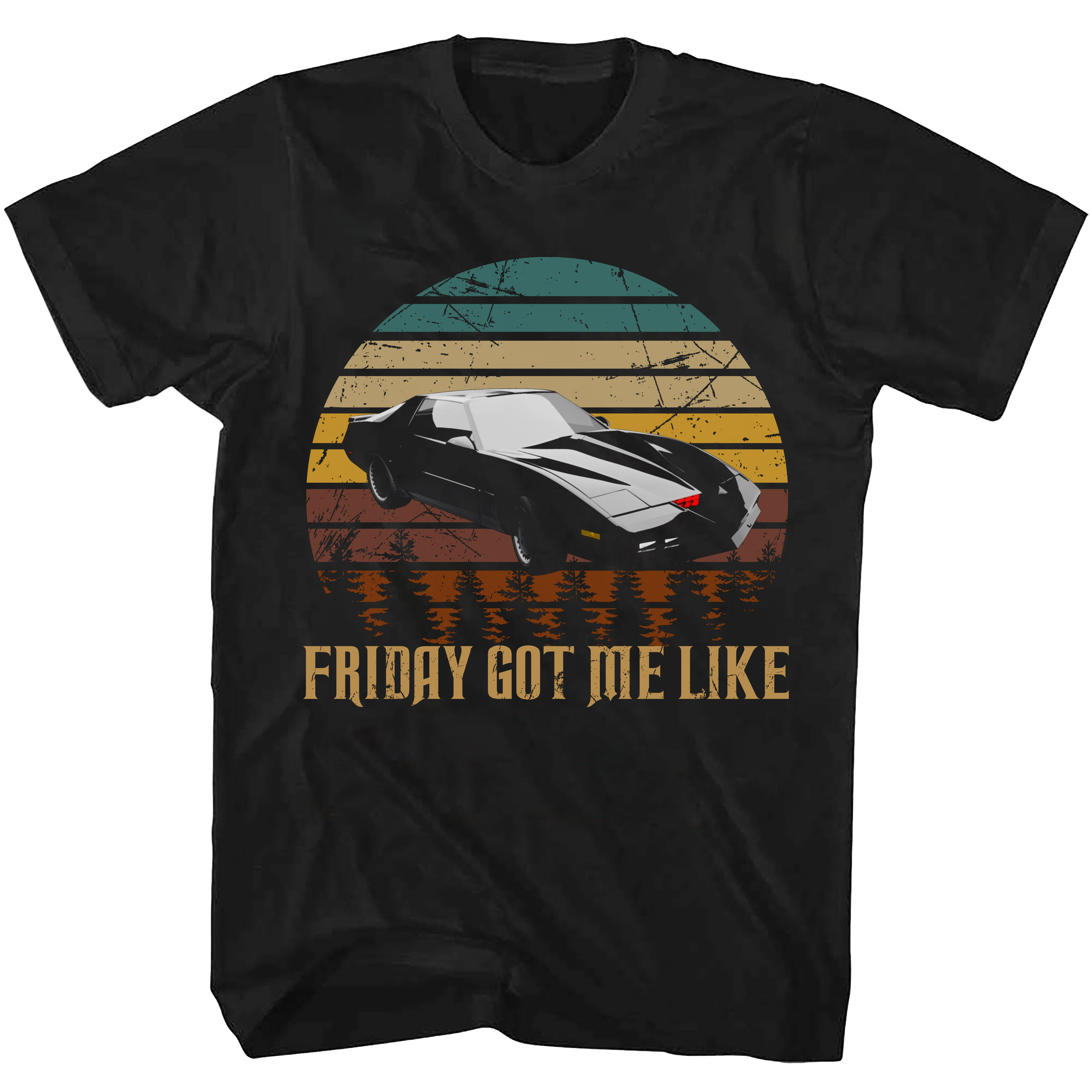 Kitt Ai On Wheels Shirt, Knight Rider Shirt, Knight Rider T - Inspire ...