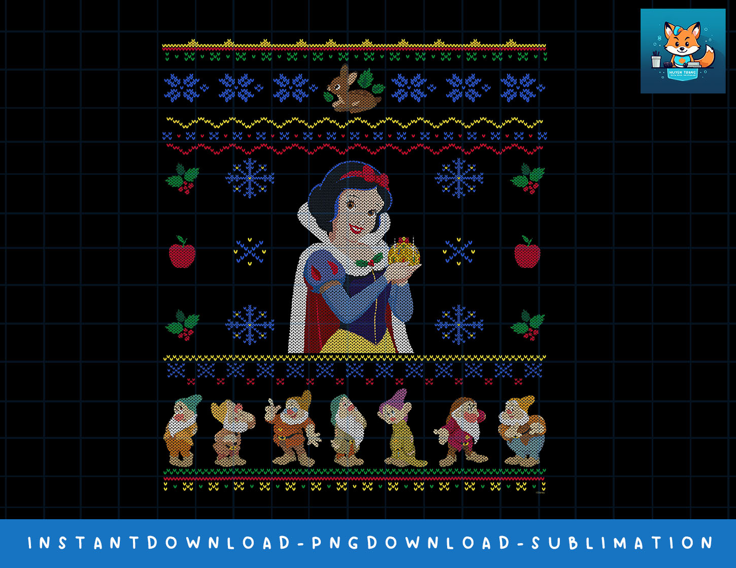Disney Princess Snow White Christmas Sweater png, sublimate, | Inspire ...
