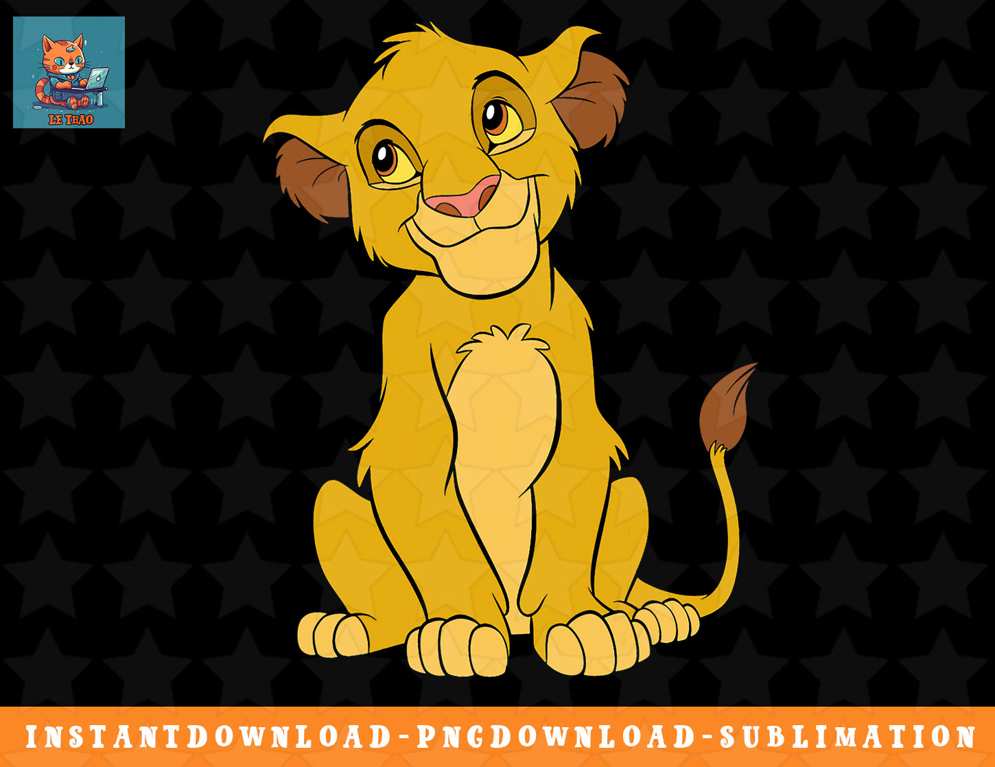 Disney Lion King Cute Simba png, sublimation, digital downlo | Inspire ...