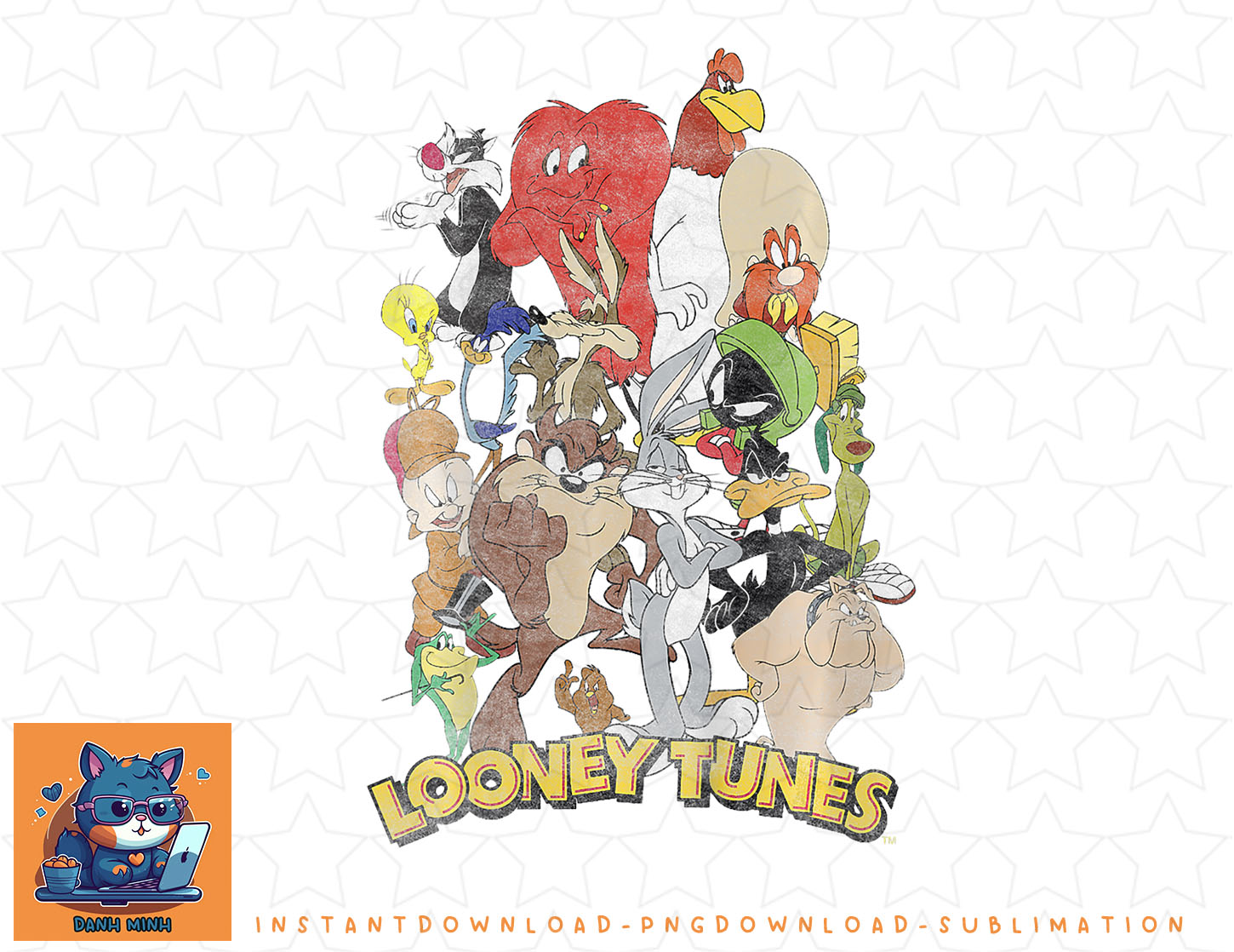 Kids Looney Tunes Group Shot Character Stack png, sublimatio - Inspire ...