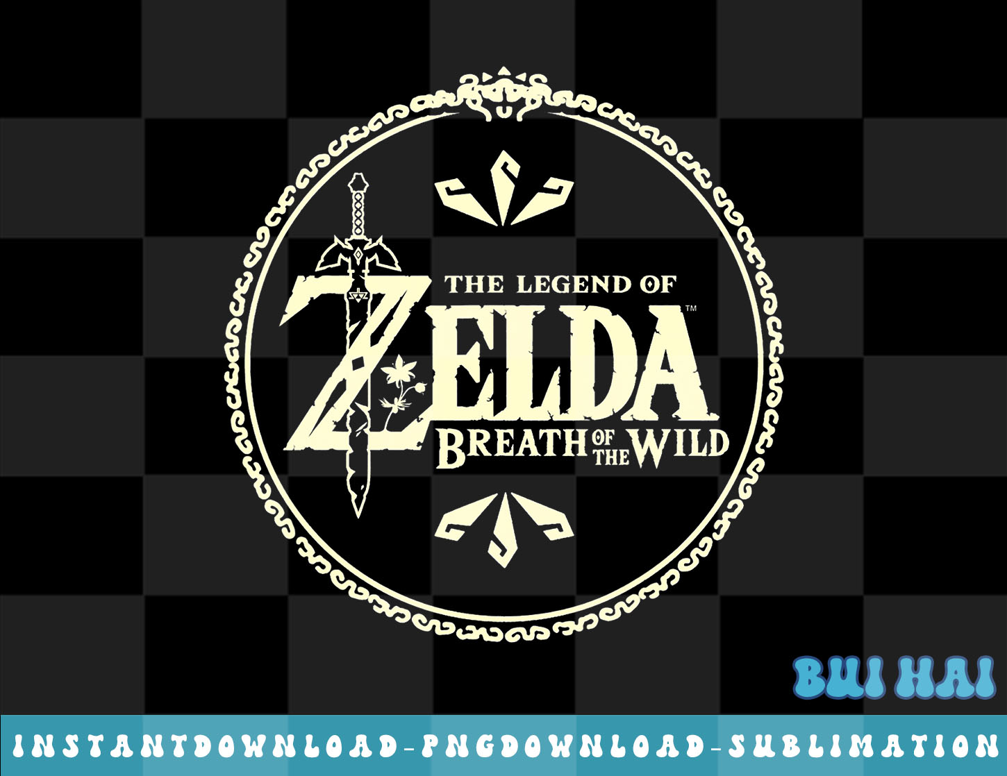 Legend Of Zelda Breath of The Wild Yellow Hue Logo png, subl | Inspire ...