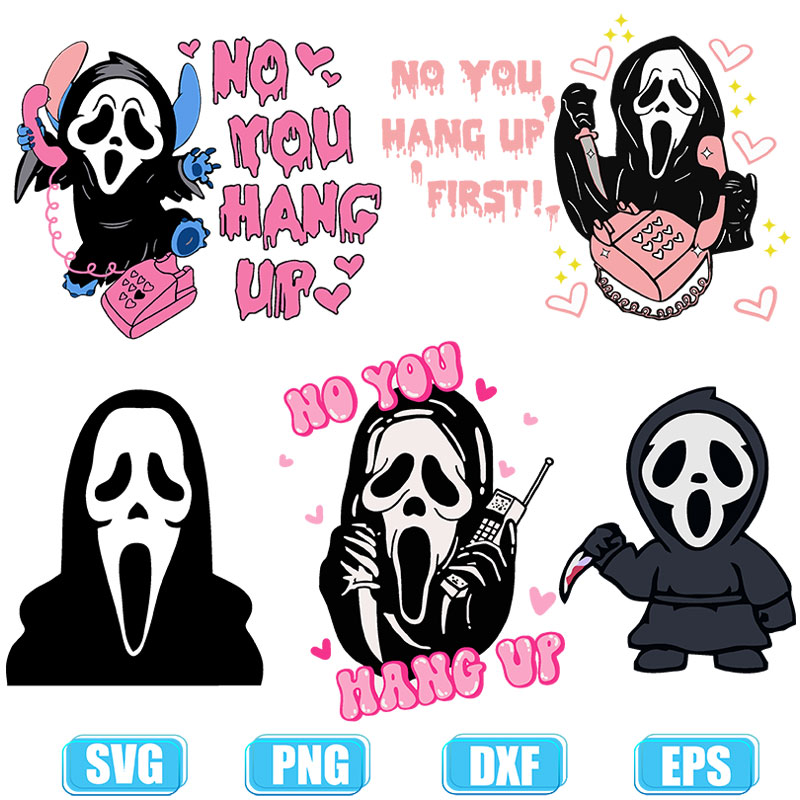 no you hang up scream svg,ghostface scream svg,ghostface svg | Inspire ...