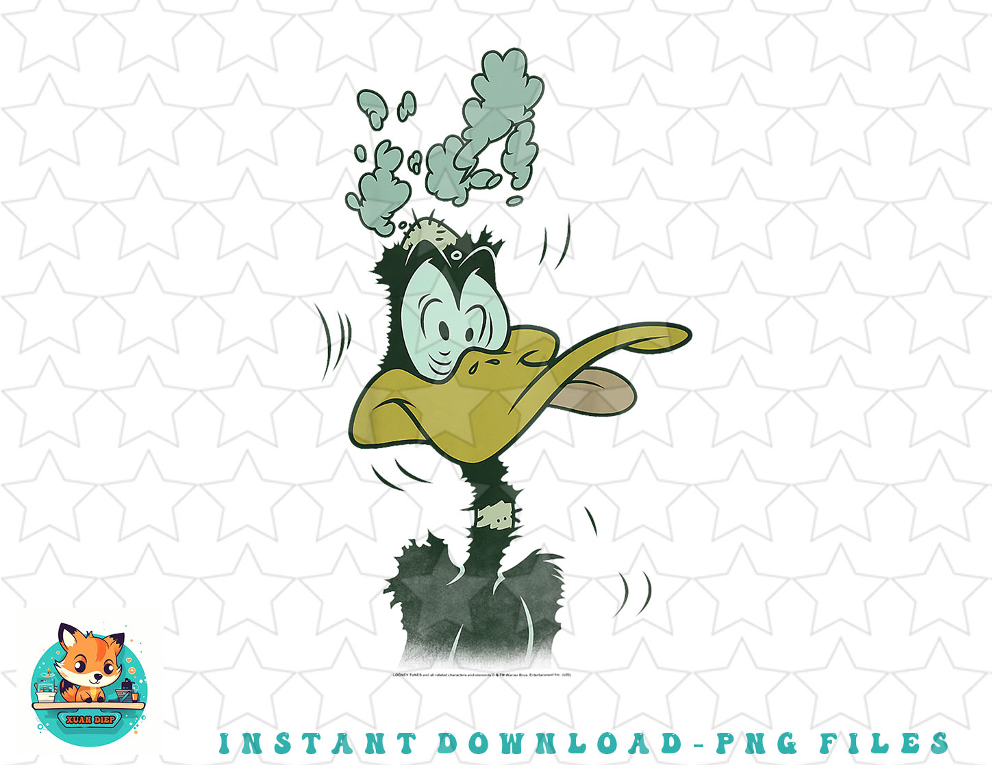 Kids Looney Tunes Daffy Duck Explosion Portrait png, sublima | Inspire ...