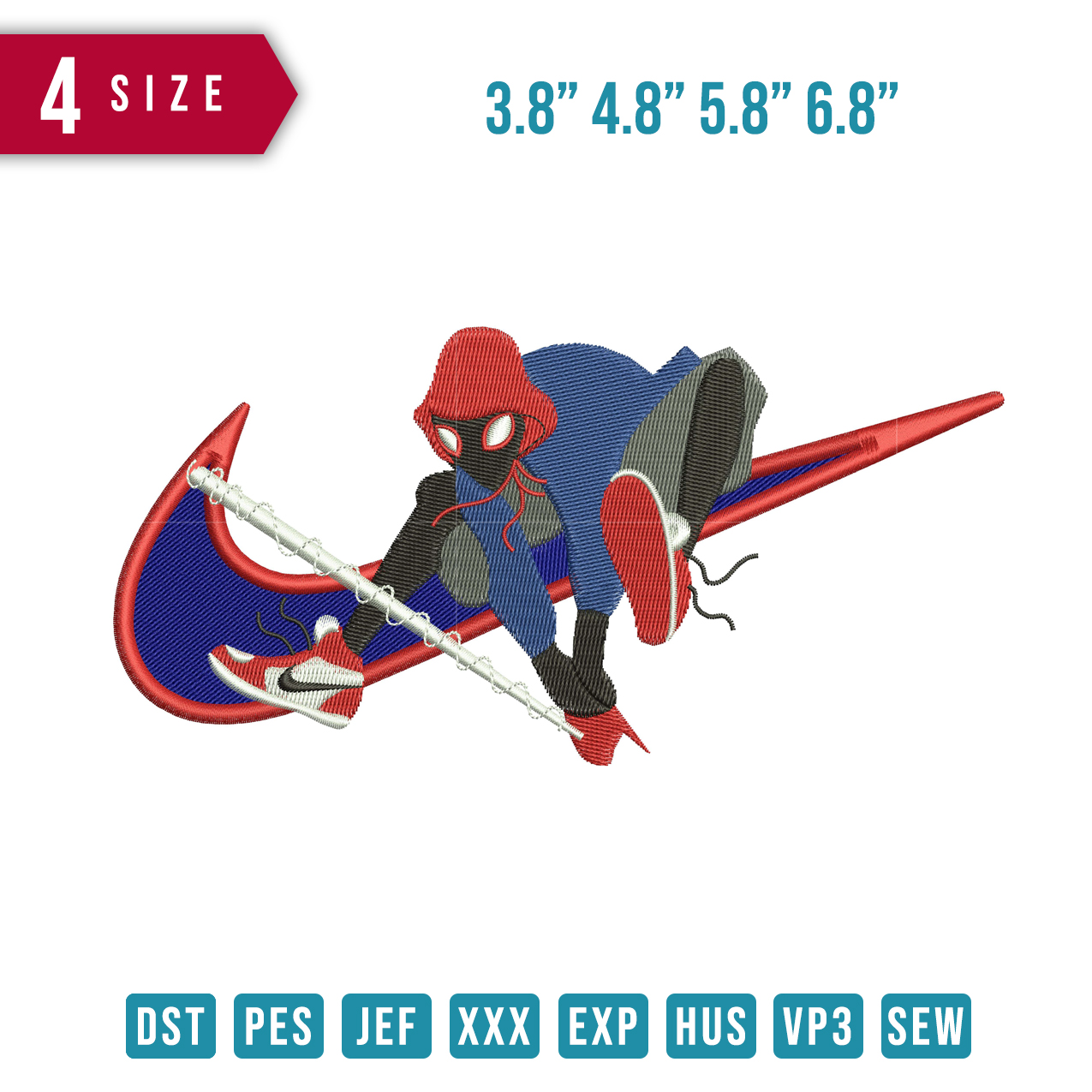 Swoosh Spider / Anime Embroidery Design/ Anime design/ Embro | Inspire ...