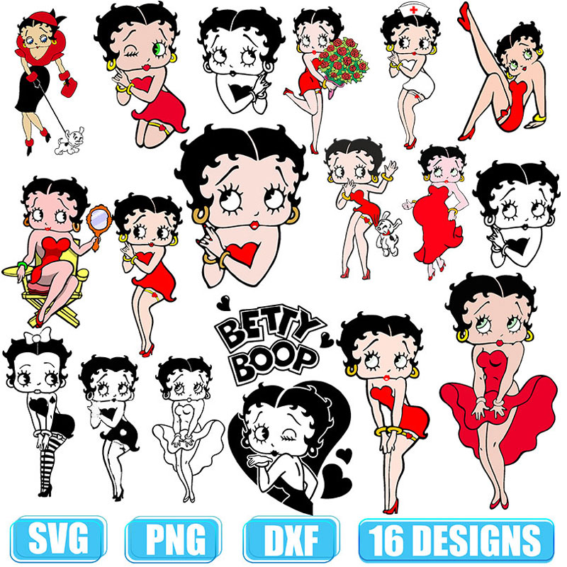 Betty Boop svg,betty boop cricut,svg betty boop,betty boop | Inspire Uplift