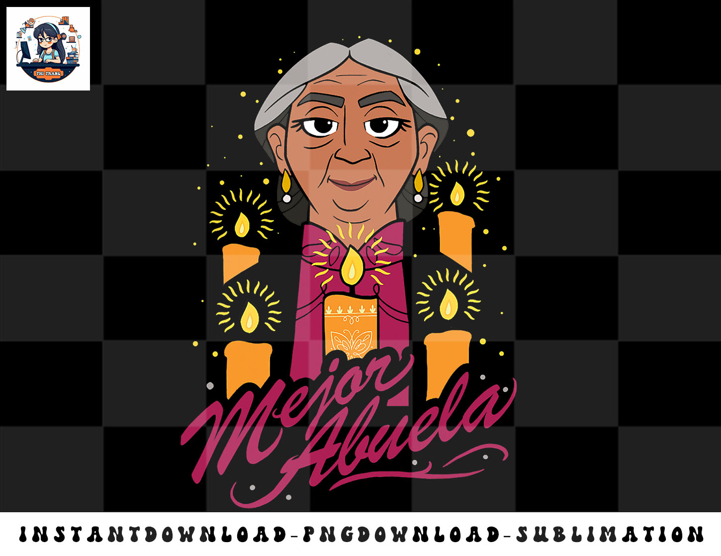 Disney Encanto Alma Madrigal Mejor Abuela png, sublimation, | Inspire ...