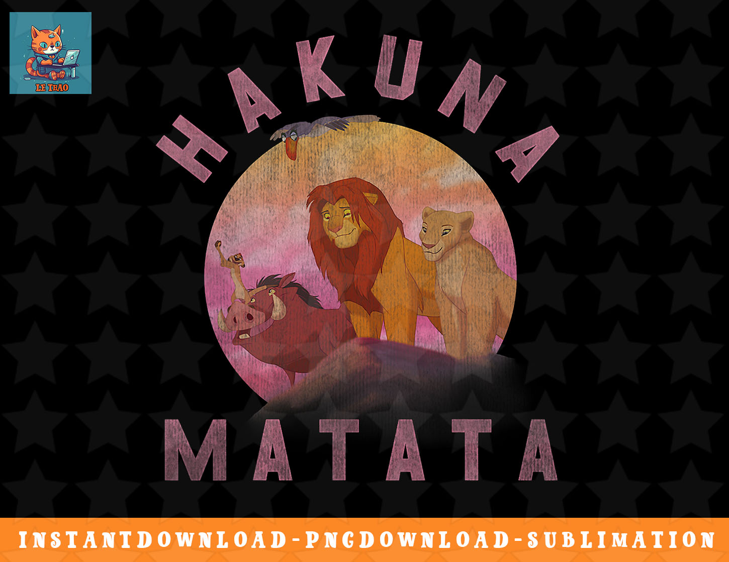 Disney Lion King Hakuna Matata Pride Rock Group Portrait png | Inspire ...