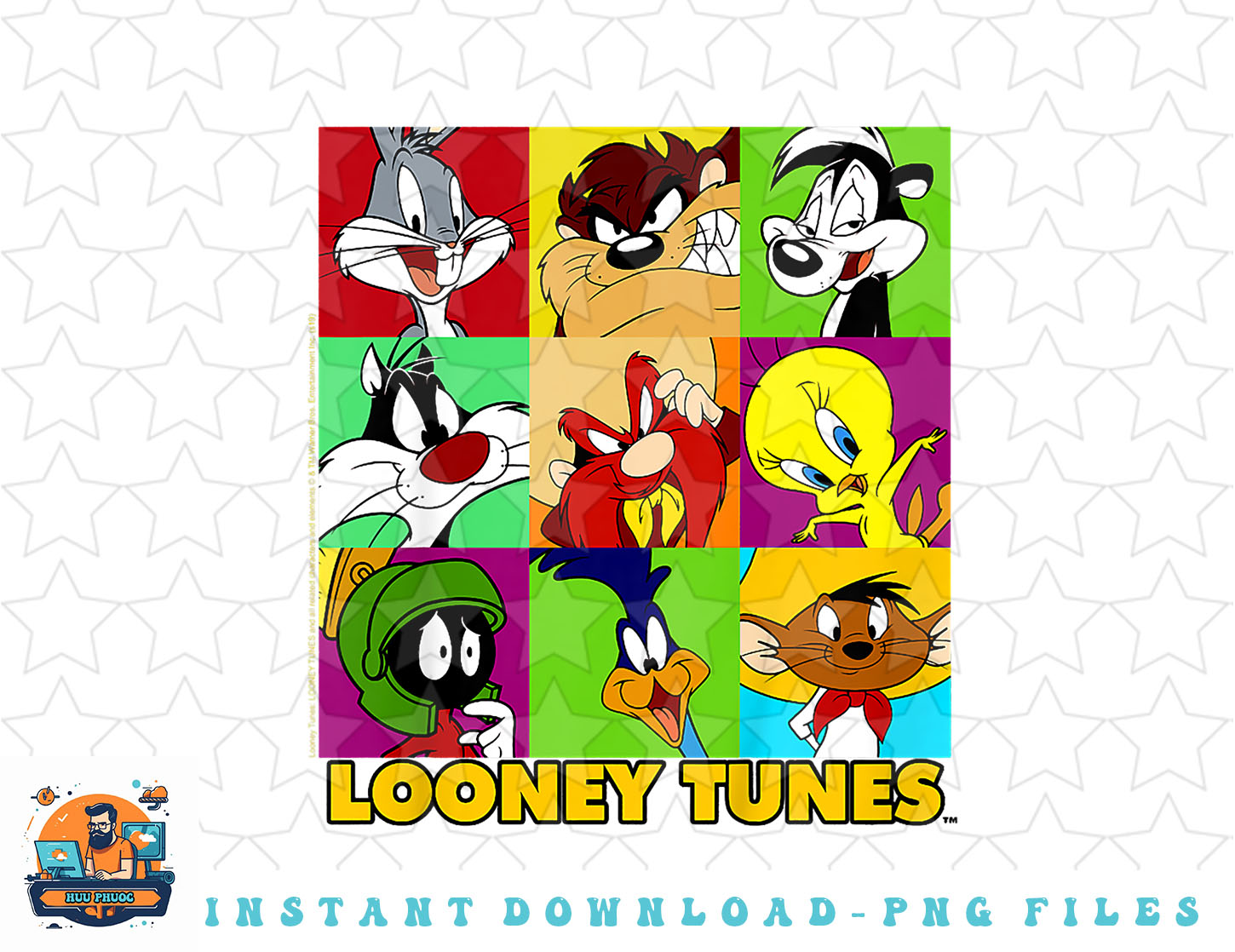 Kids Looney Tunes Character Panels Retro Collage Youth png, | Inspire ...