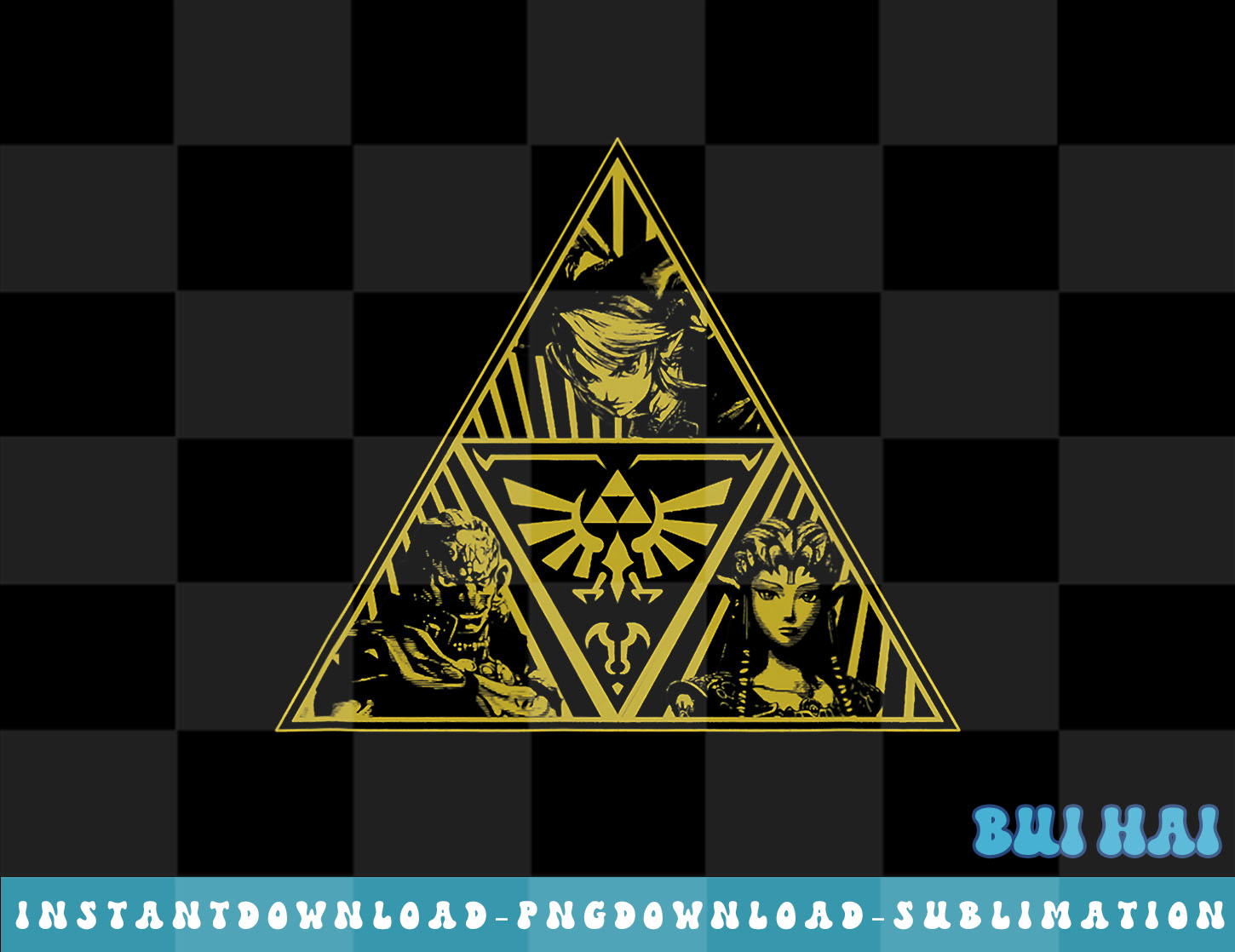 Legend of Zelda Group Shot Triforce Trifecta Yellow png, sub | Inspire ...
