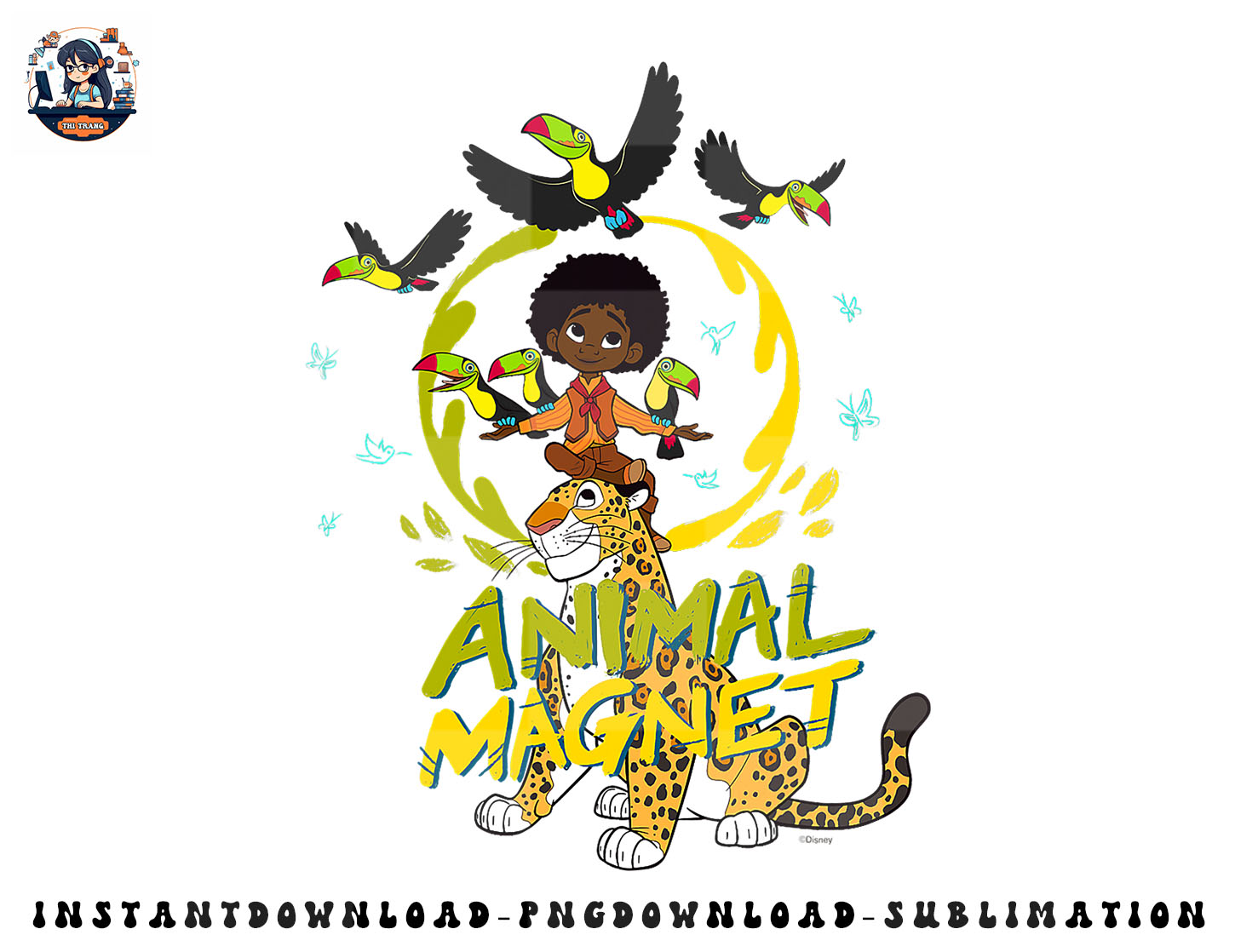 Disney Encanto Antonio Animal Magnet png, sublimation, digit | Inspire ...