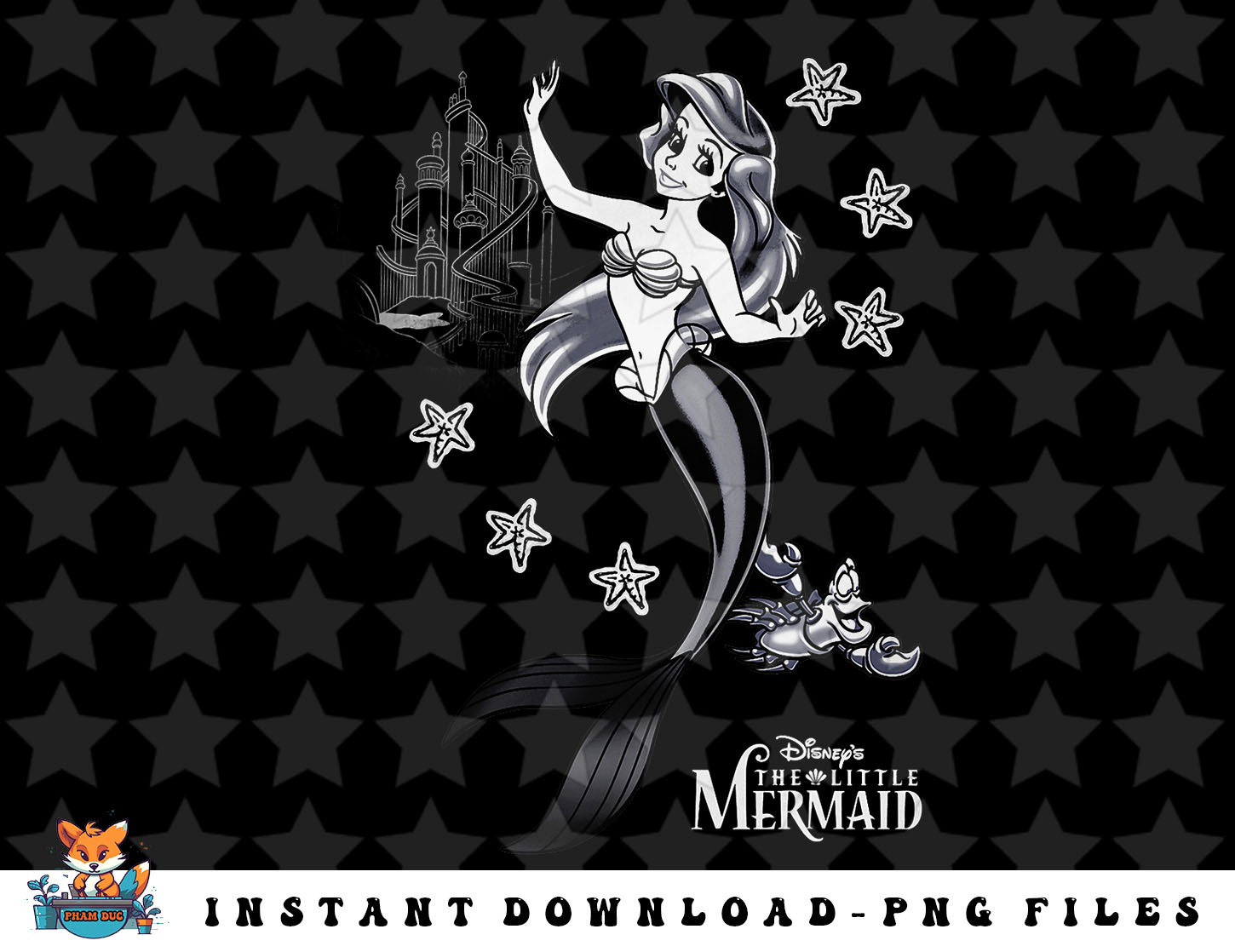 Disney Little Mermaid Ariel Sebastian Under The Sea png, sub | Inspire ...