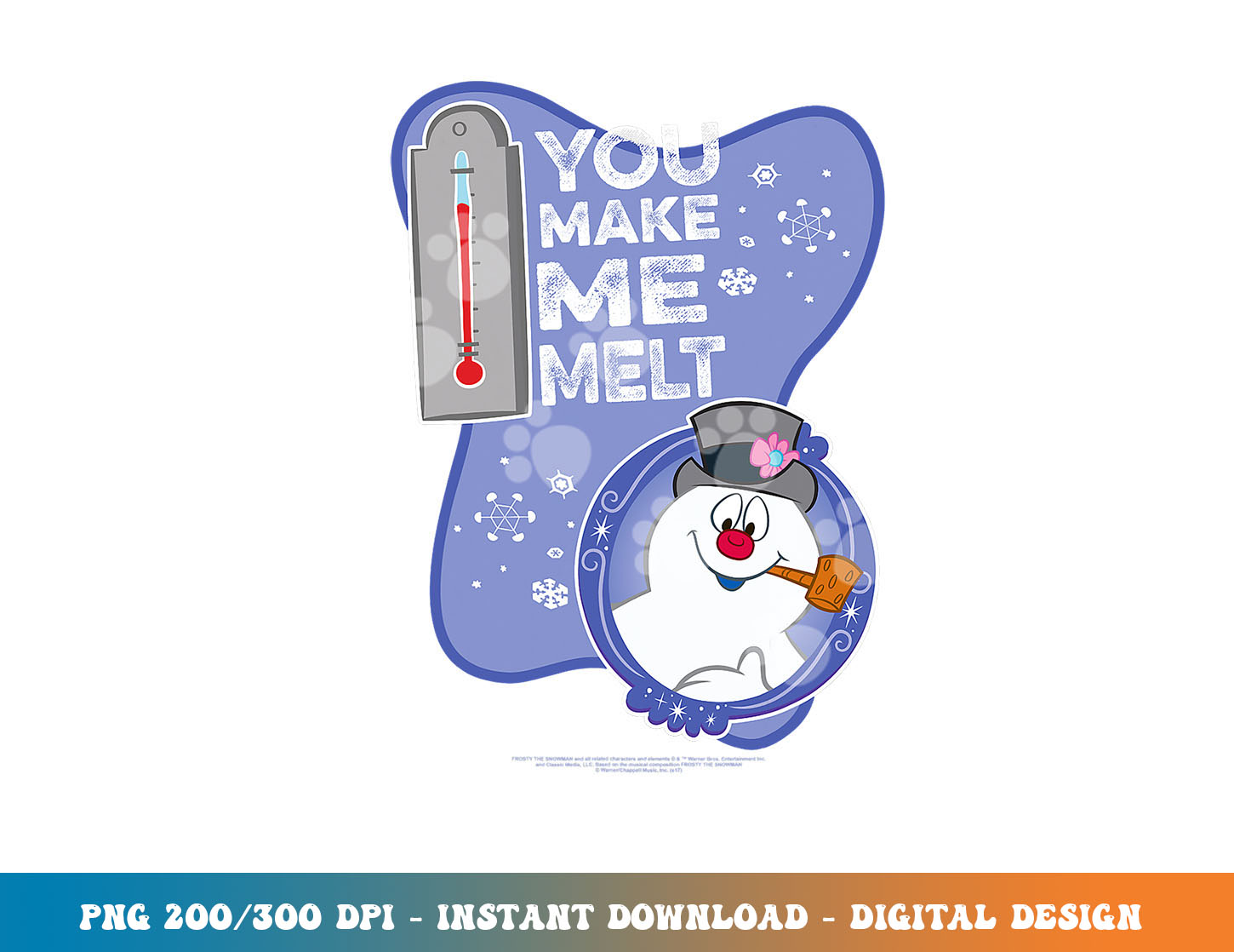 Frosty the Snowman Melt png, sublimation | Inspire Uplift