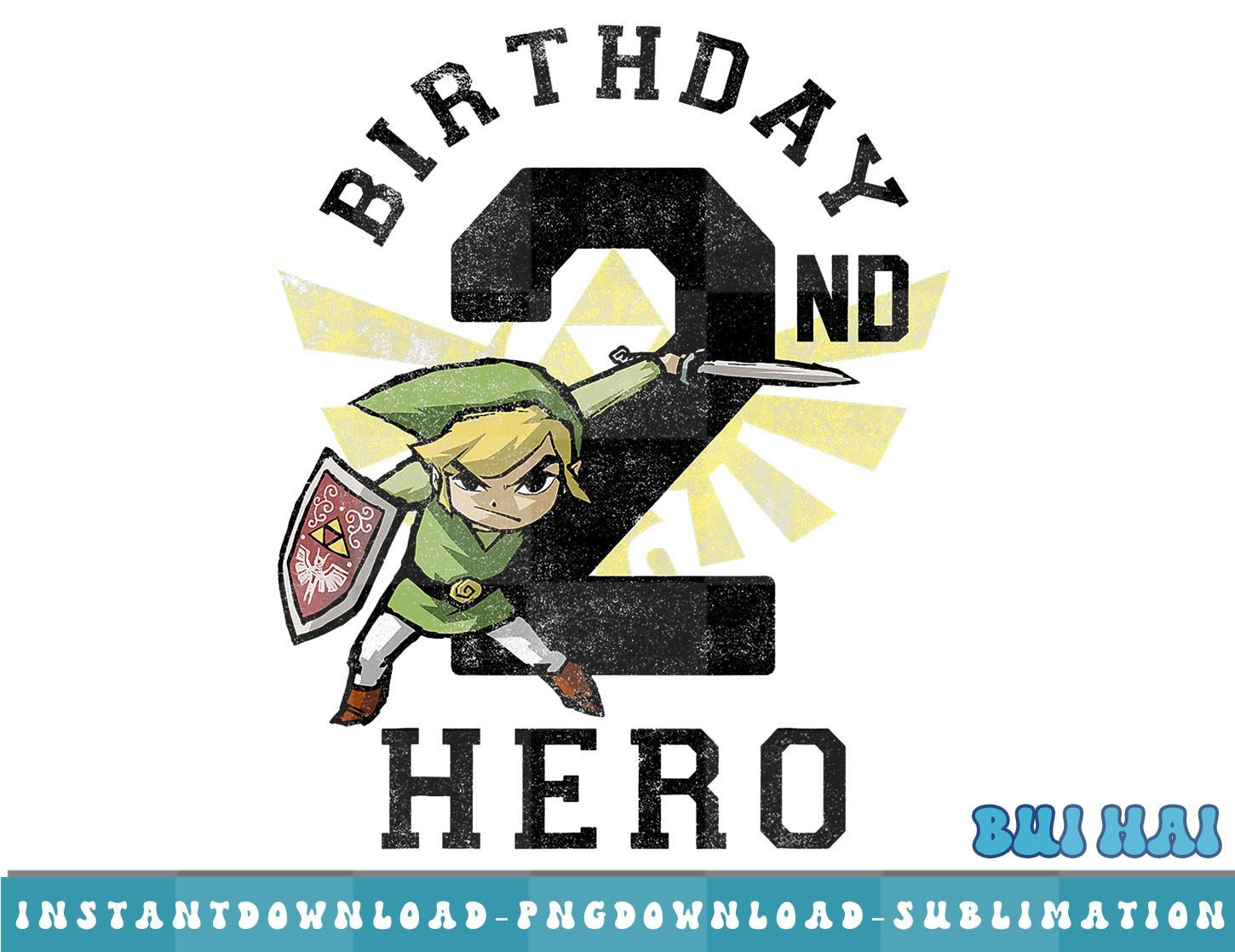 Legend Of Zelda Link 2nd Birthday Hero Triforce Logo png, su | Inspire ...