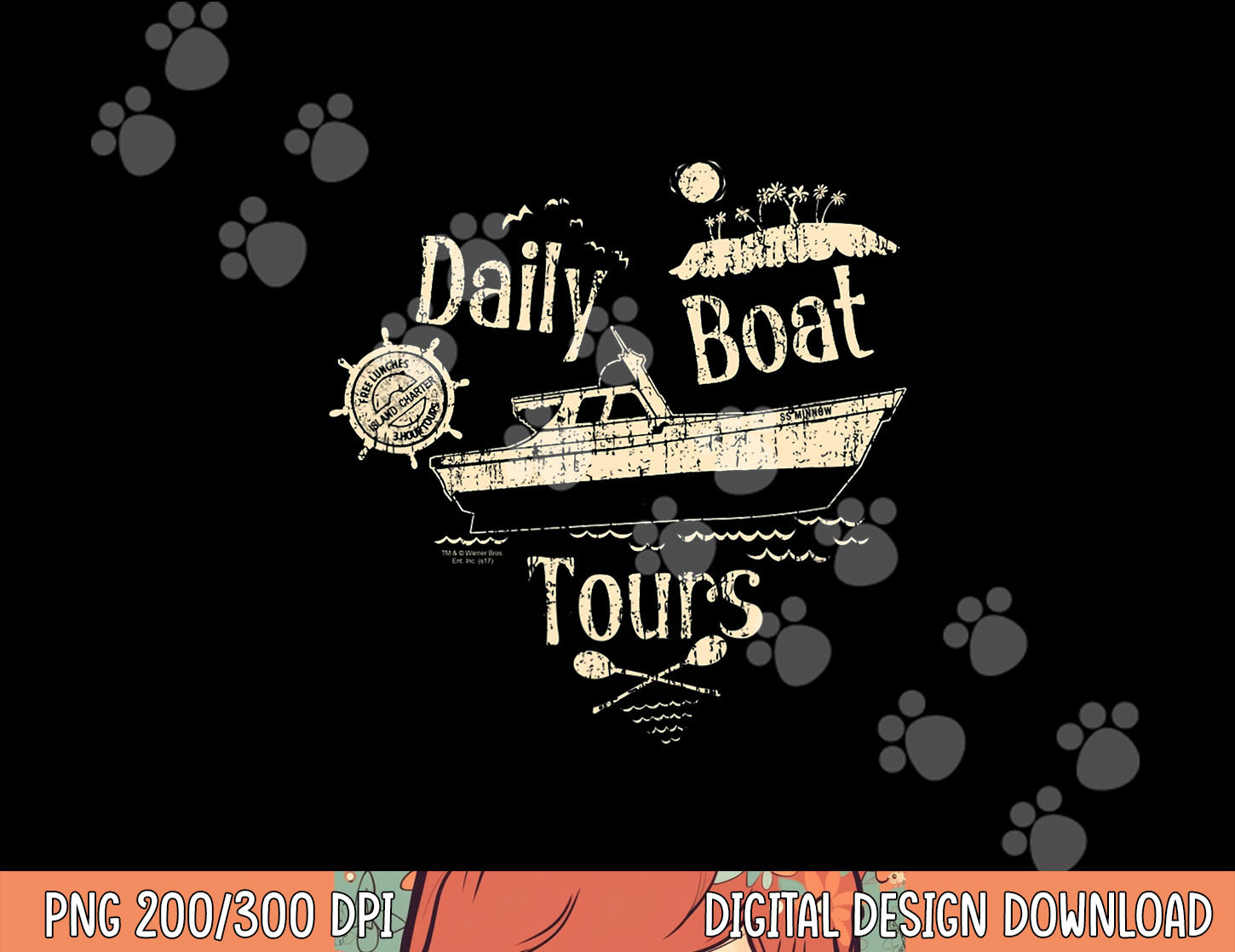 Gilligan s Island SS Minnow png, sublimation | Inspire Uplift